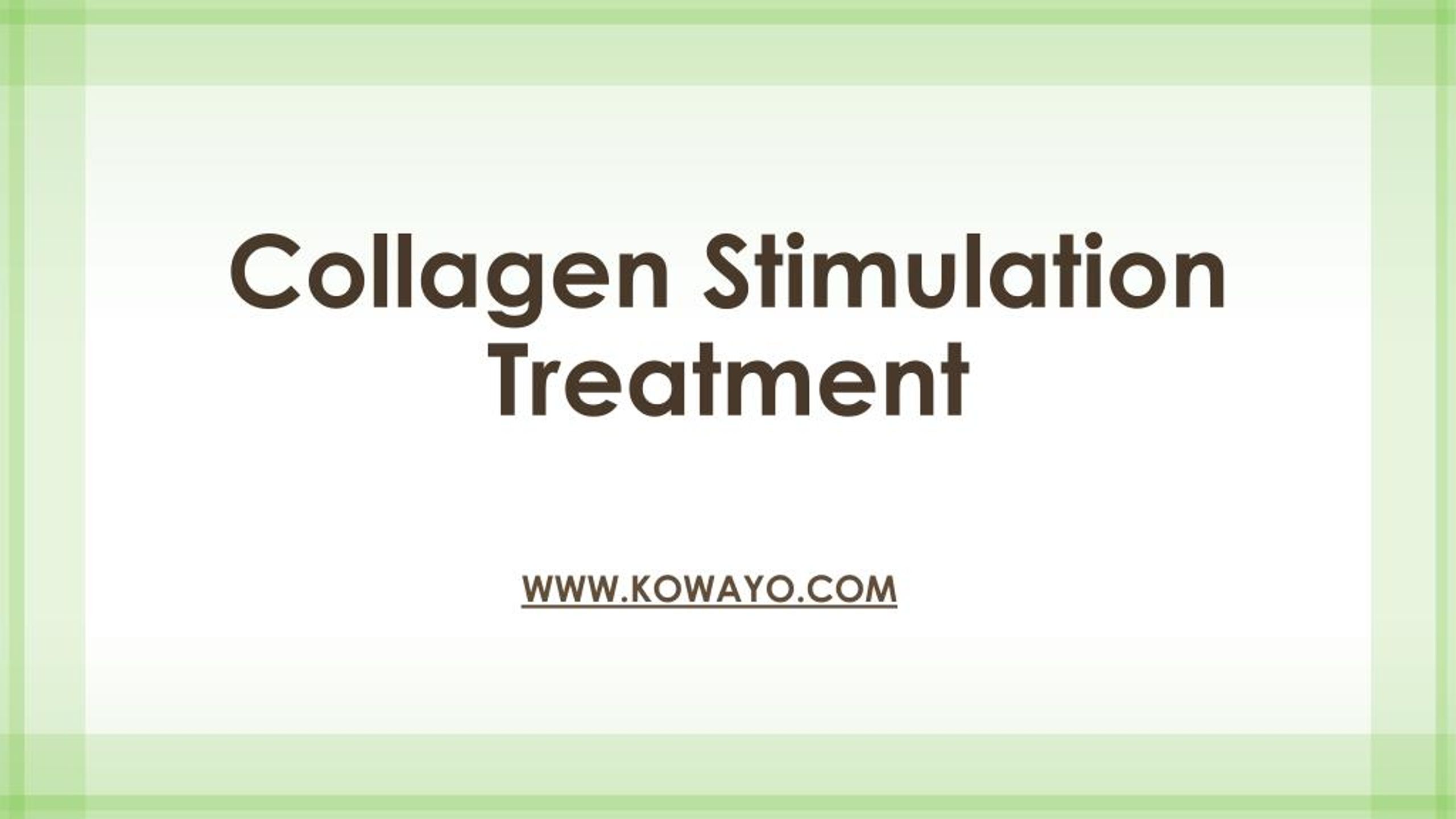 PPT - Collagen Stimulation Review PowerPoint Presentation, free ...