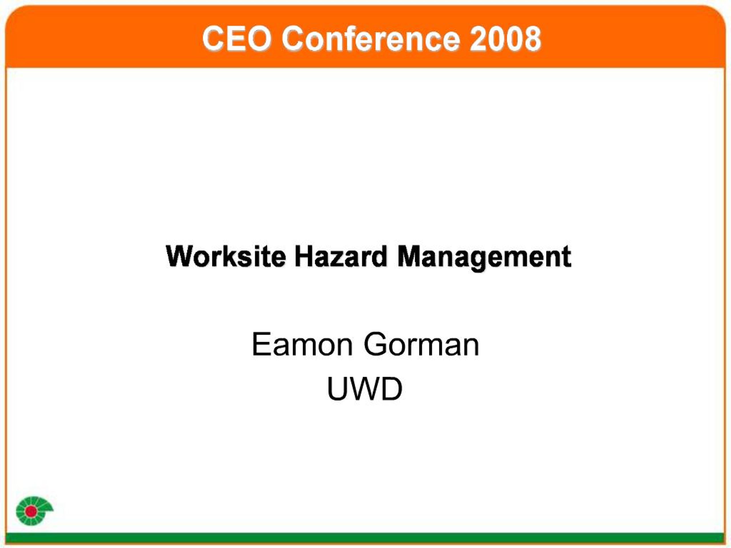 PPT - Worksite Hazard Management PowerPoint Presentation, free download ...