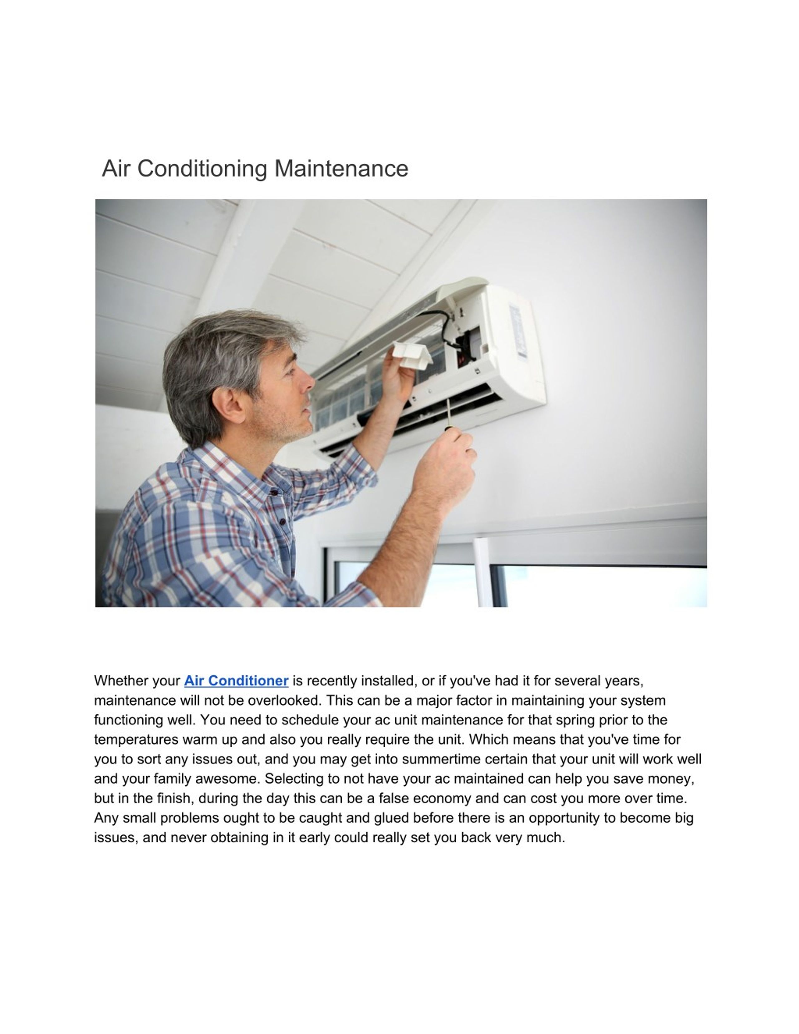 PPT - Air Conditioning Maintenance PowerPoint Presentation, free ...