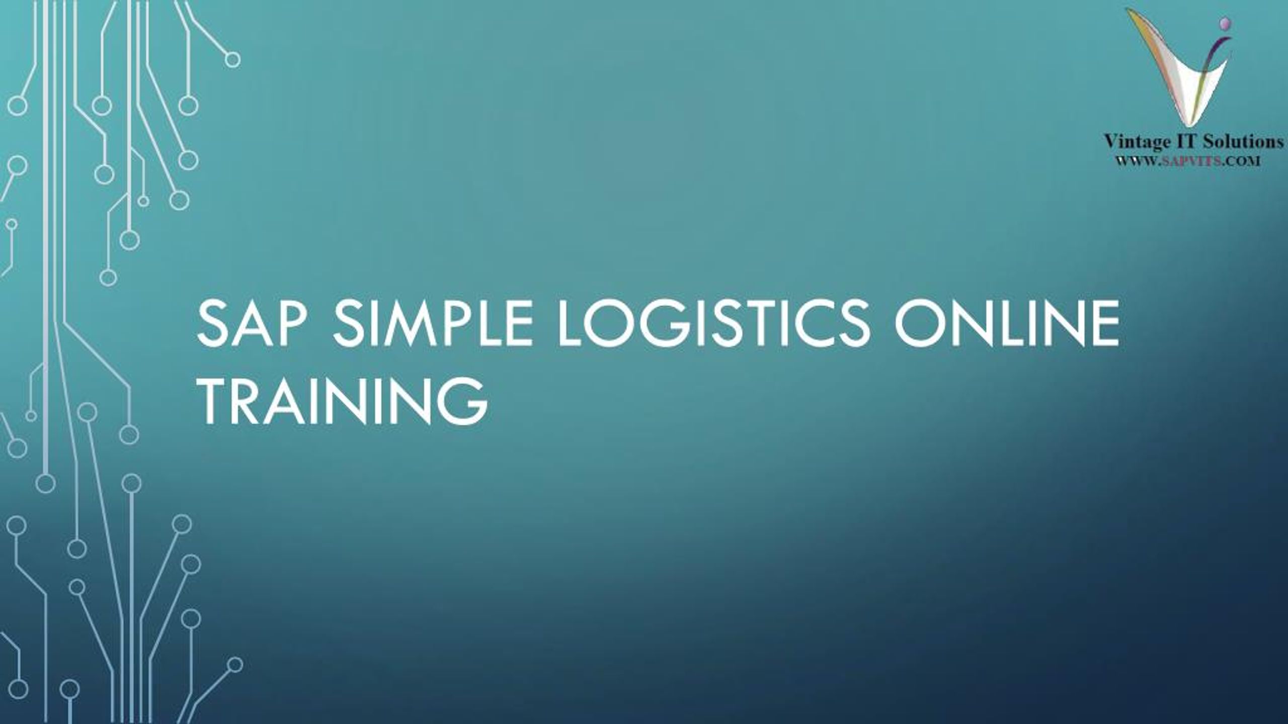 PPT - SAP Logistics Training | SAP Simple Logistics ppt PowerPoint ...
