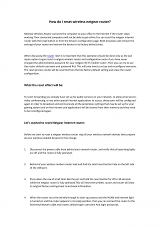 PPT - How do you connect a Netgear router extender support? PowerPoint ...