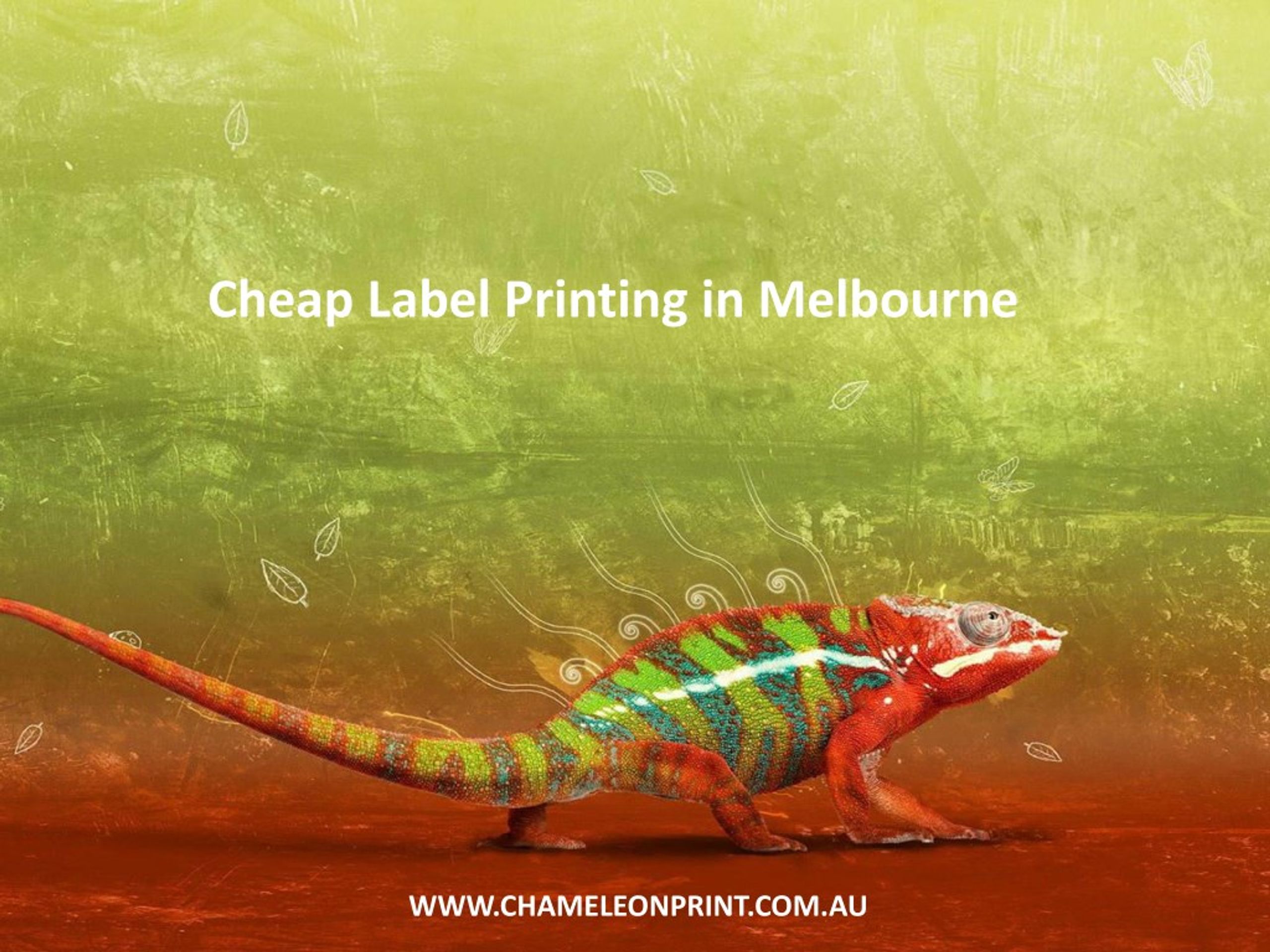 PPT - Cheap Label Printing in Melbourne - Chameleon Print Group ...