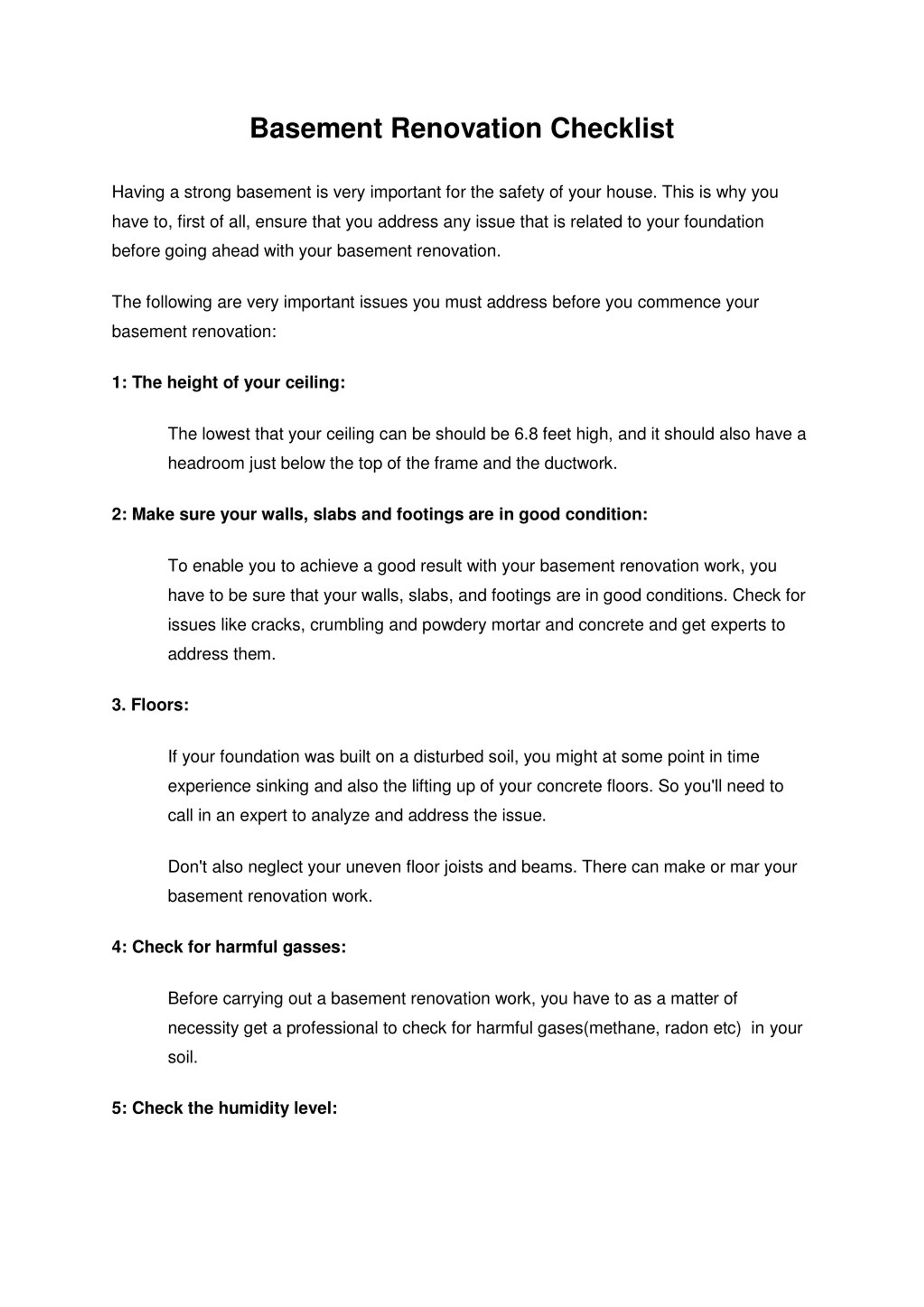 PPT - Basement Renovation Checklist PowerPoint Presentation, free ...
