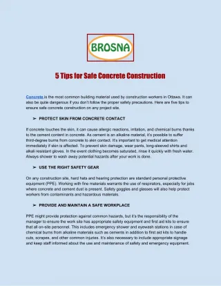PPT - Tips for safe concrete cutting PowerPoint Presentation, free ...