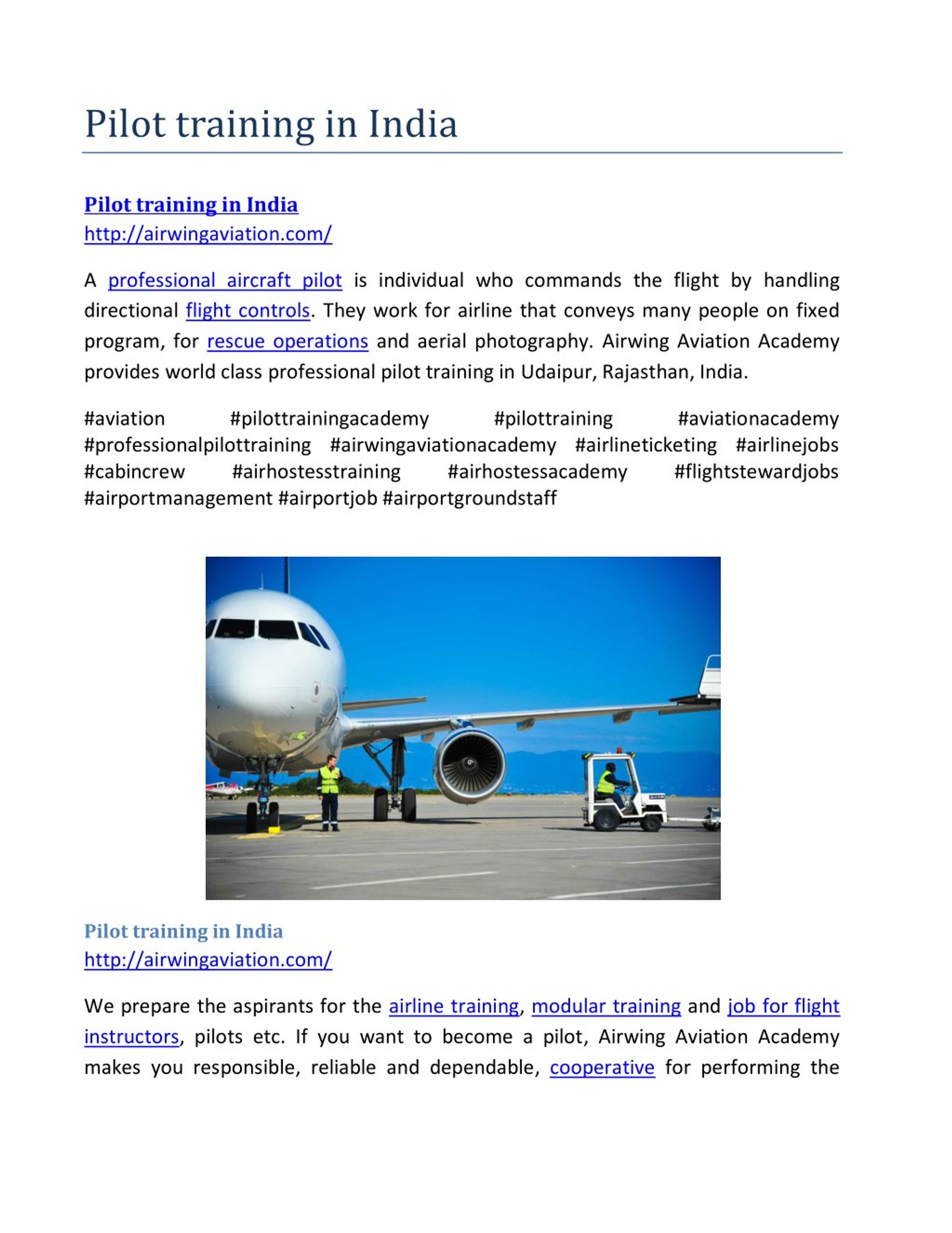 PPT - Pilot training in India PowerPoint Presentation, free download ...