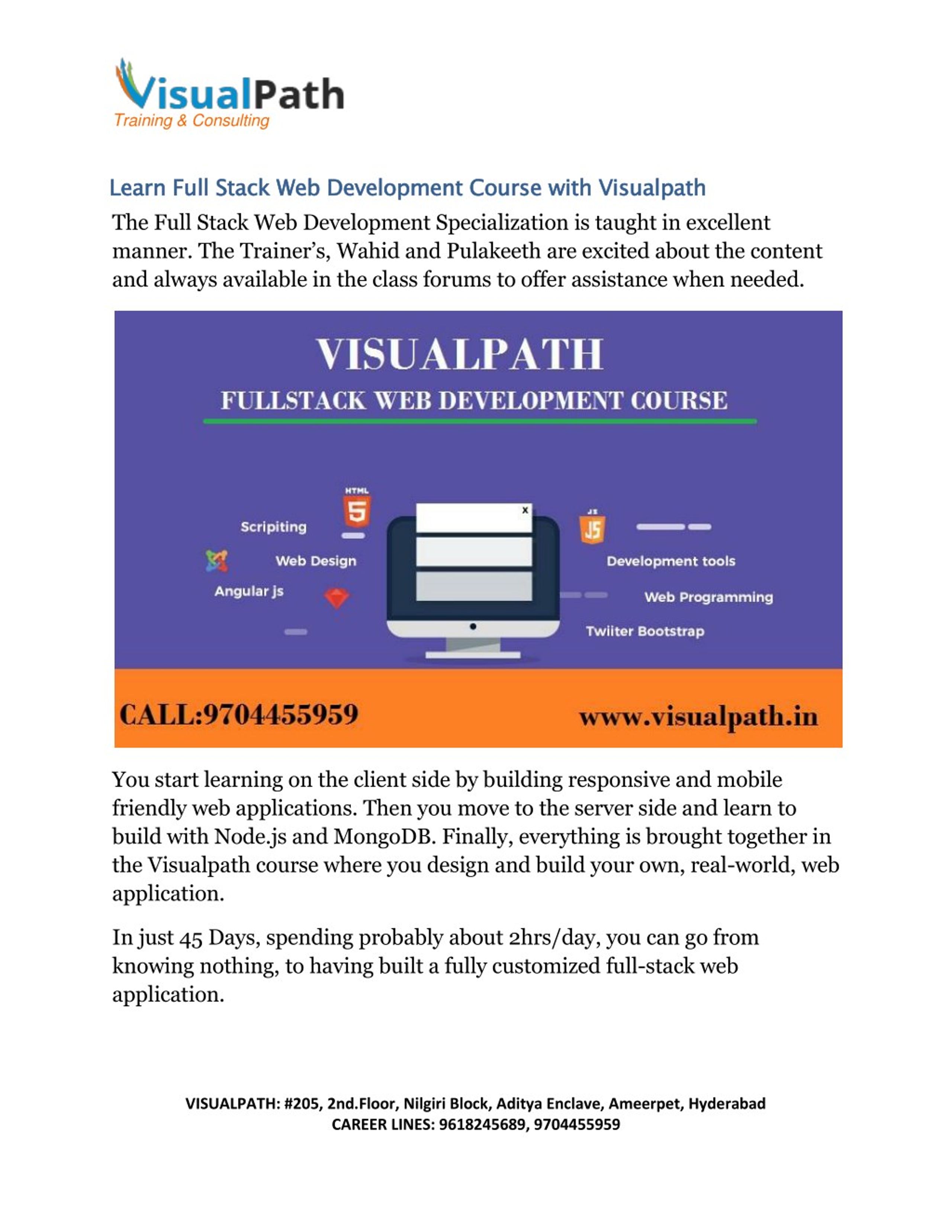 PPT - Full Stack Web Development Training | Visualpath PowerPoint ...