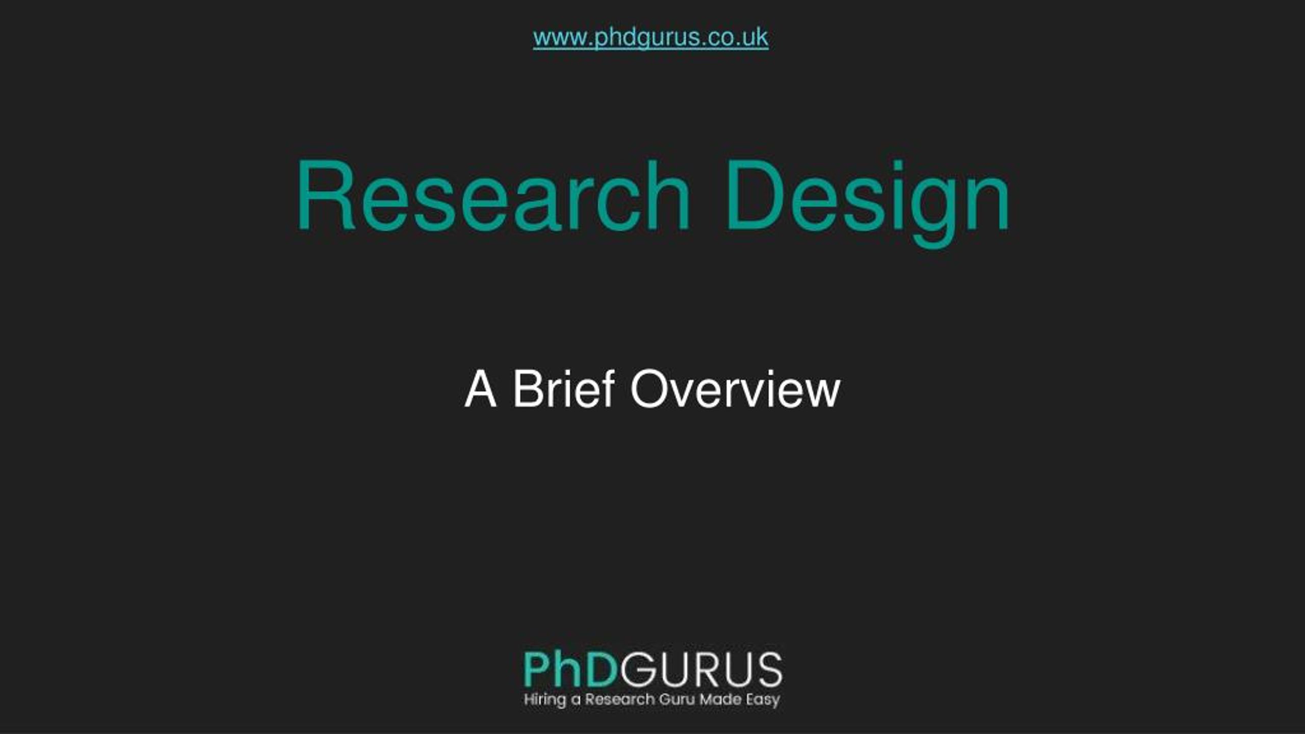 PPT - Research Design PowerPoint Presentation, free download - ID:7817871