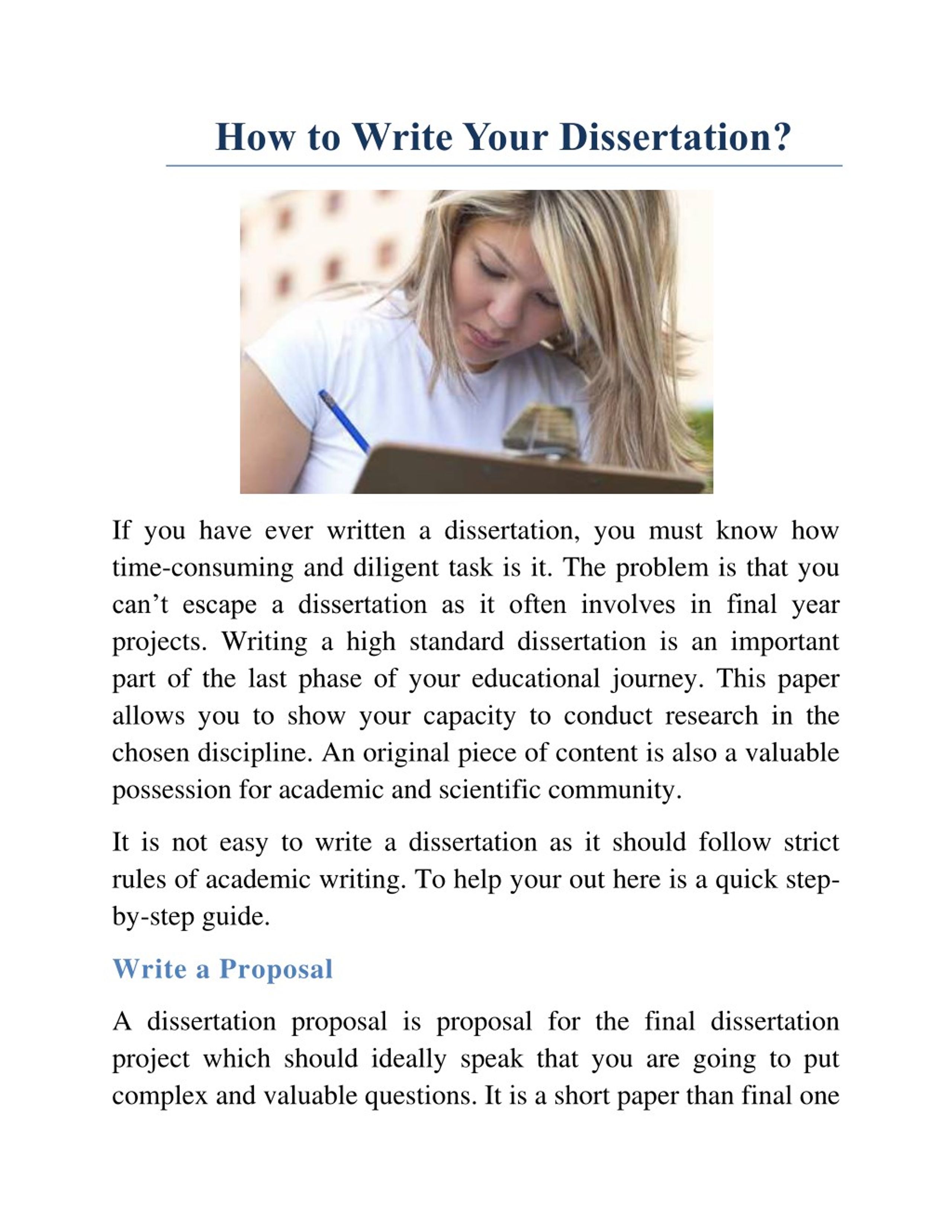 PPT - How to Write Your Dissertation? PowerPoint Presentation, free ...