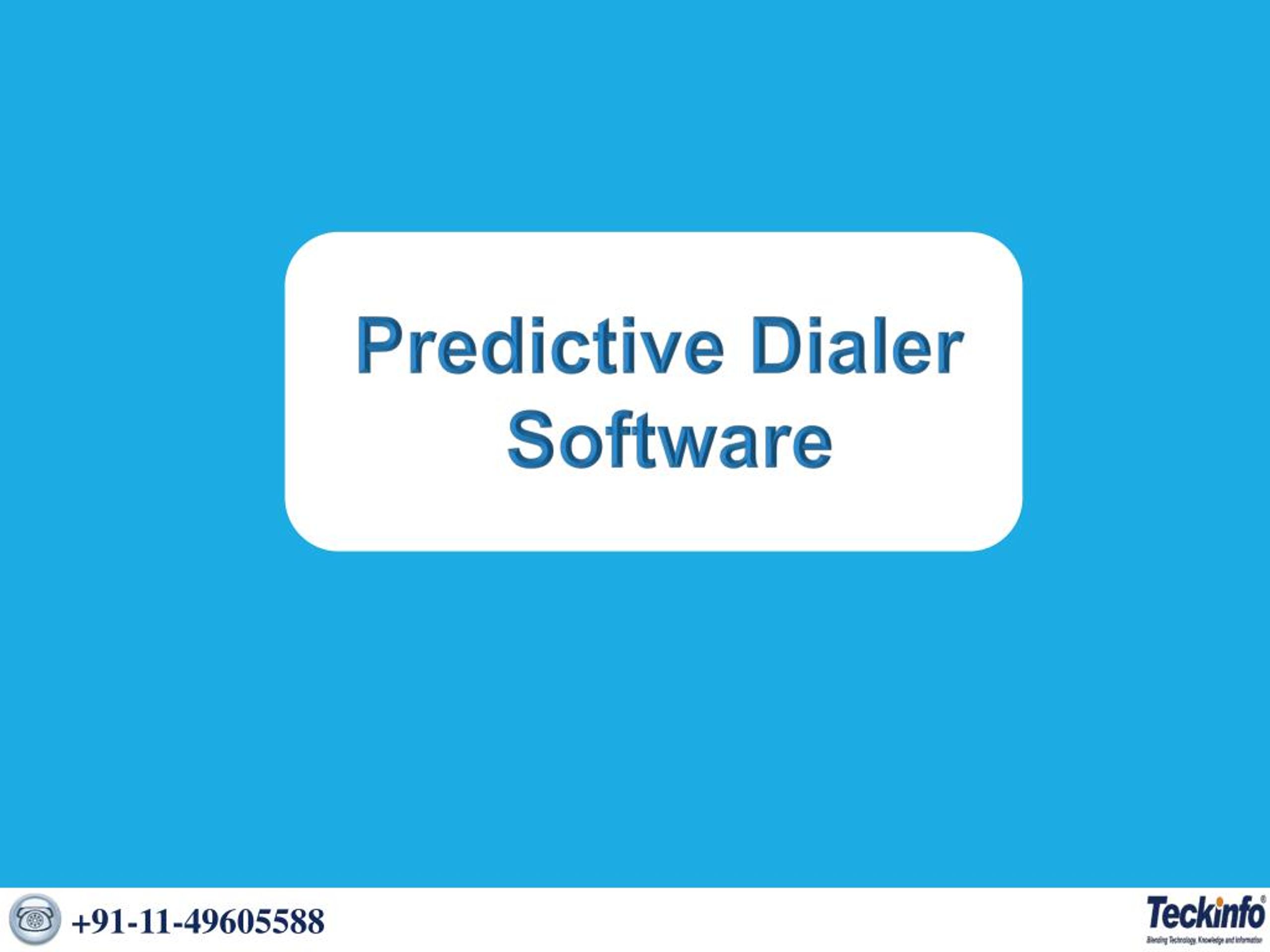 PPT - Why use Predictive Dialer Software PowerPoint Presentation, free ...
