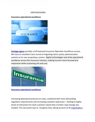 PPT - Insurance operational excellence PowerPoint Presentation, free ...