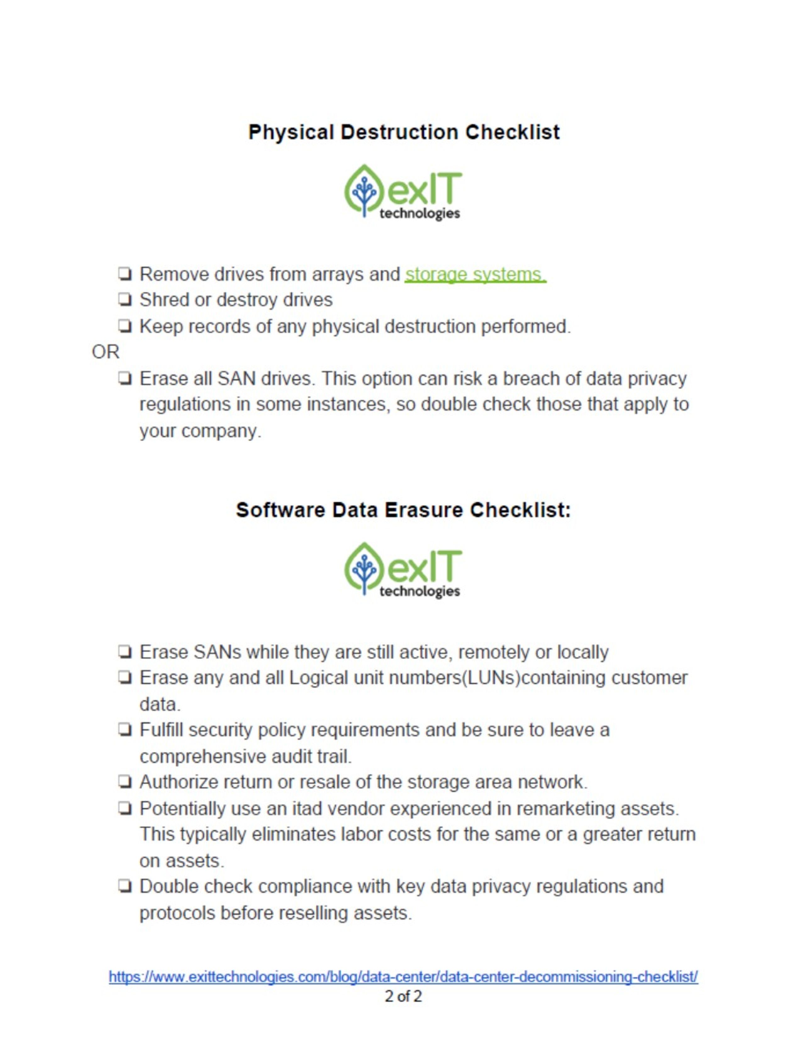 PPT - Data Center Decommissioning Checklists PowerPoint Presentation ...