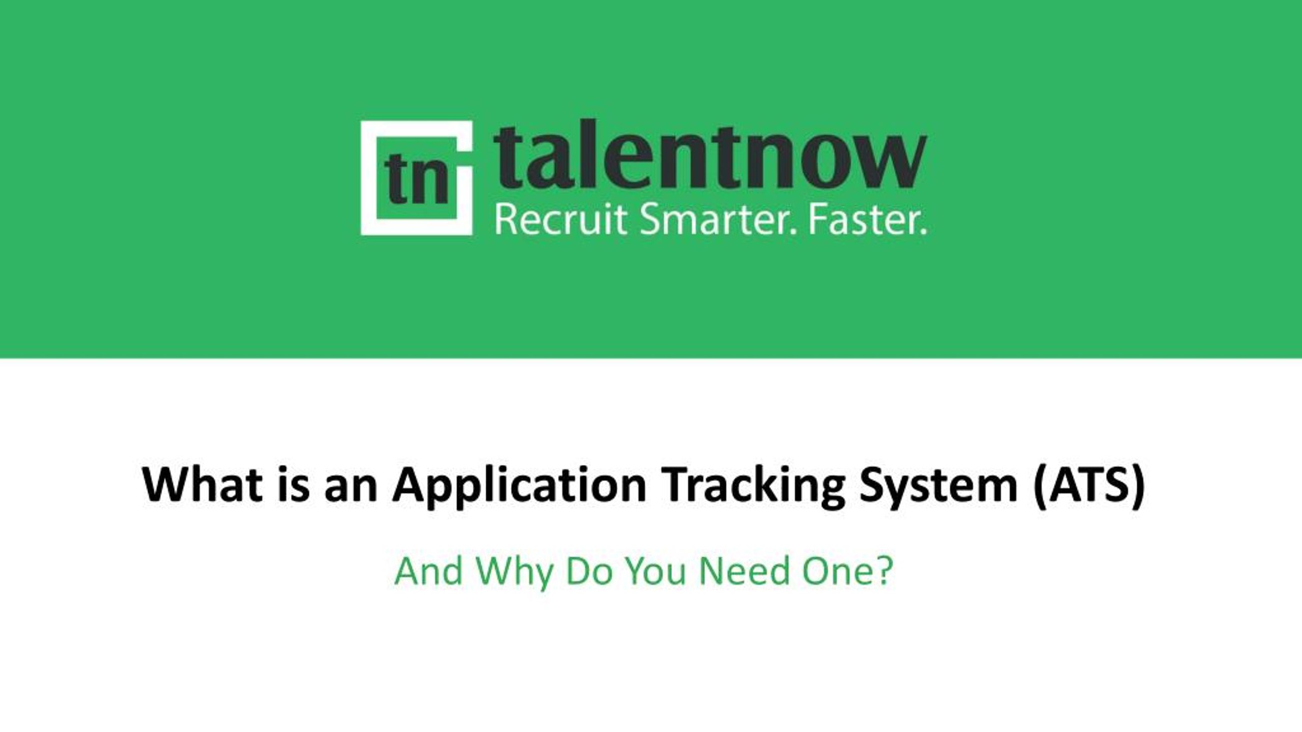 PPT - What is an Application Tracking System (ATS) And Why Do You Need ...