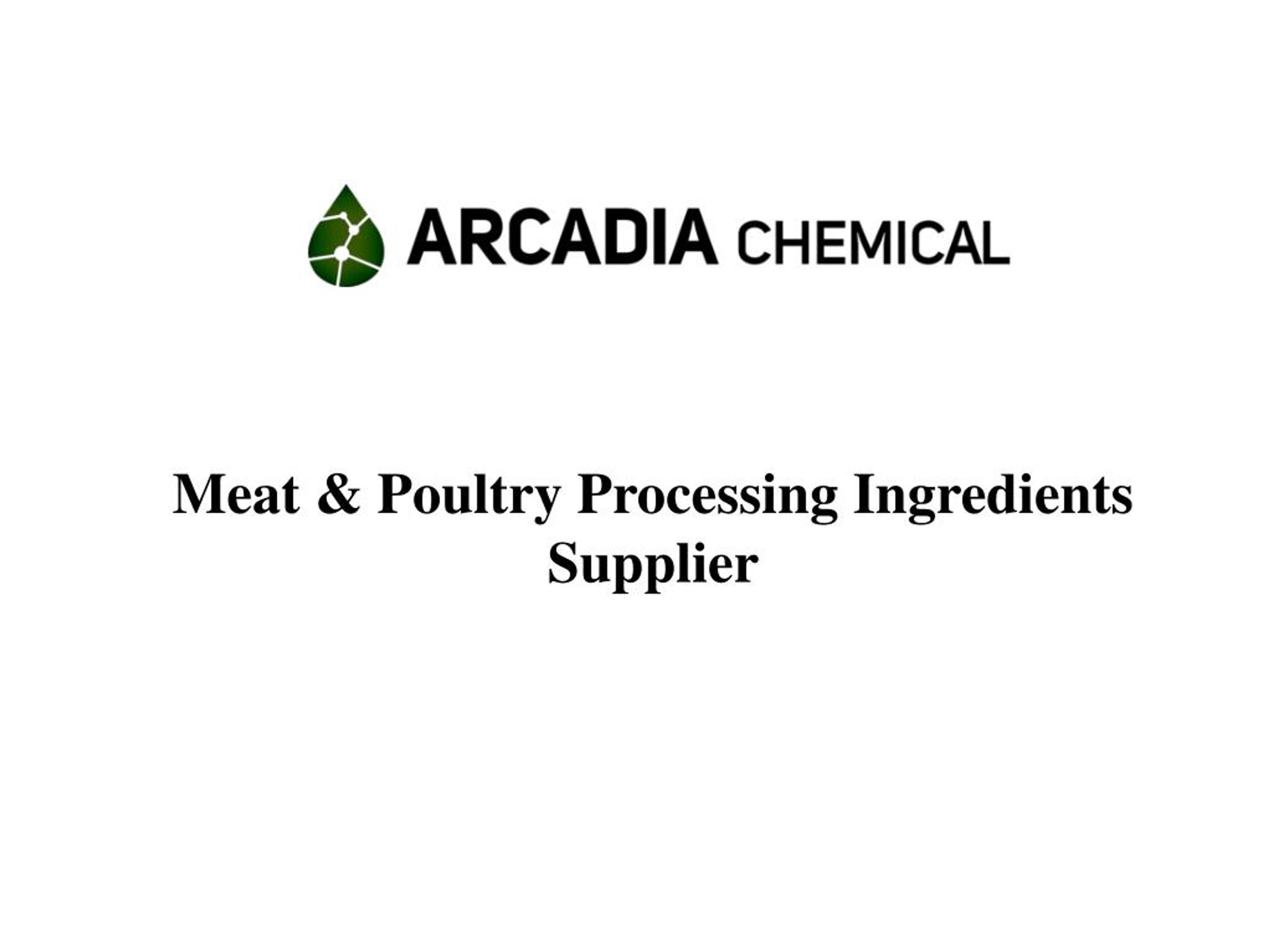 PPT - Meat & Poultry Processing Ingredients Supplier PowerPoint ...