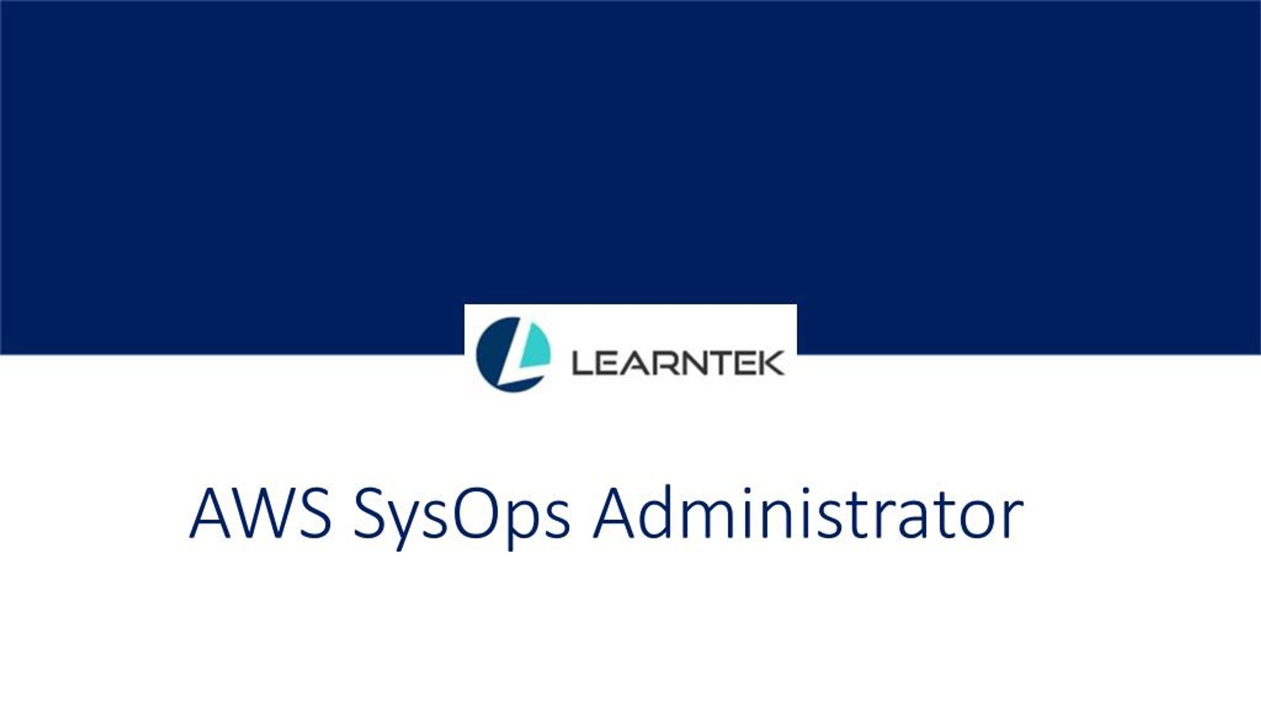 PPT - AWS SysOps Administrator PowerPoint Presentation, free download - ID:7835712