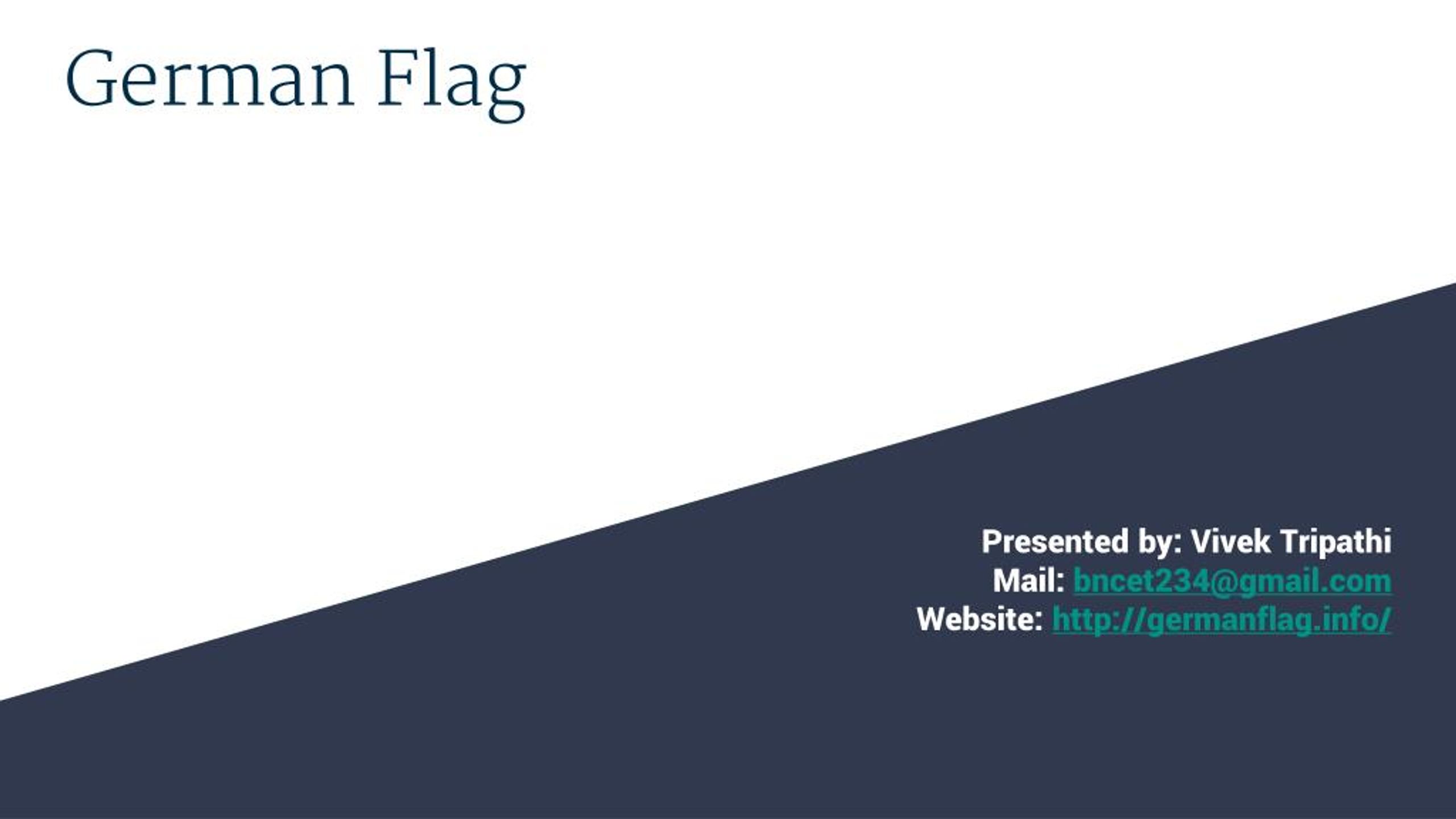 PPT - German Flag PowerPoint Presentation, free download - ID:7837371
