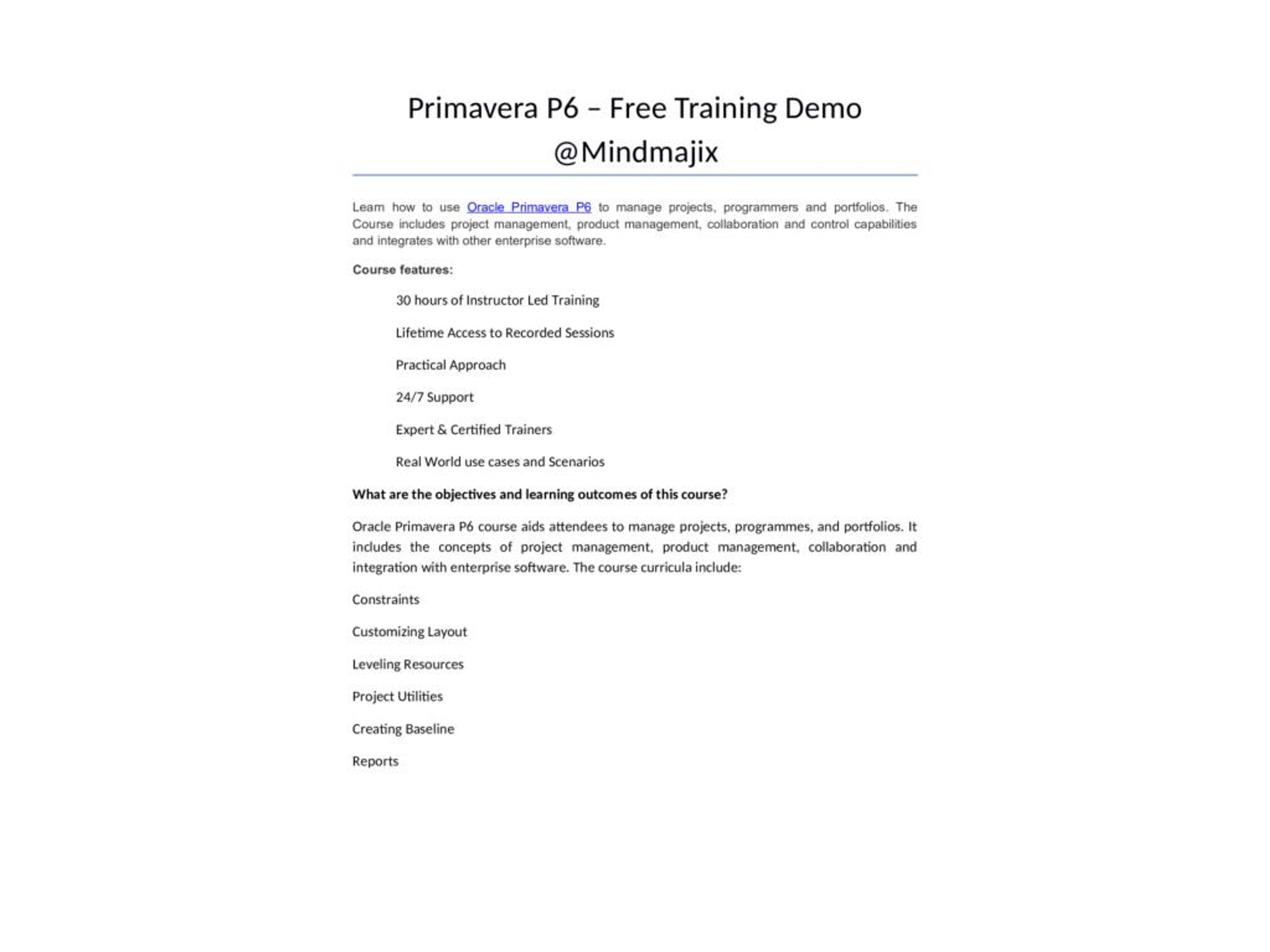 PPT - Oracle primavera P6 PowerPoint Presentation, free download - ID ...