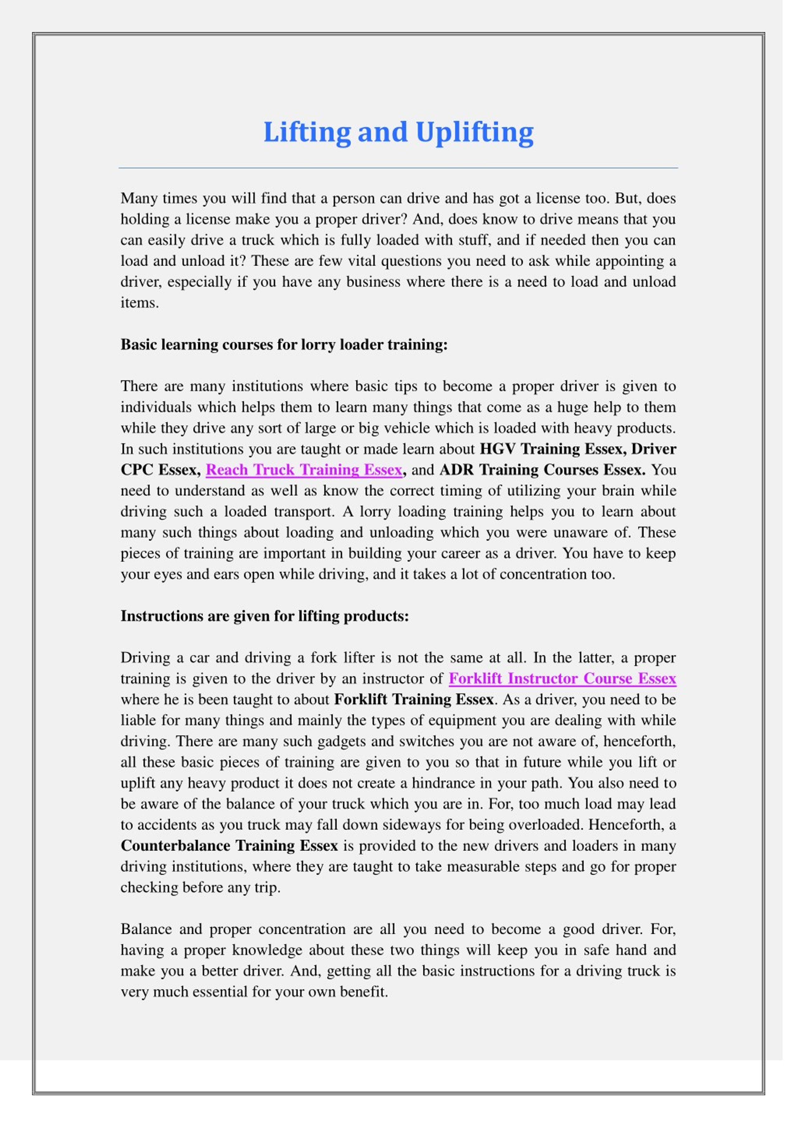 PPT - Lifting and Uplifting PowerPoint Presentation, free download - ID ...