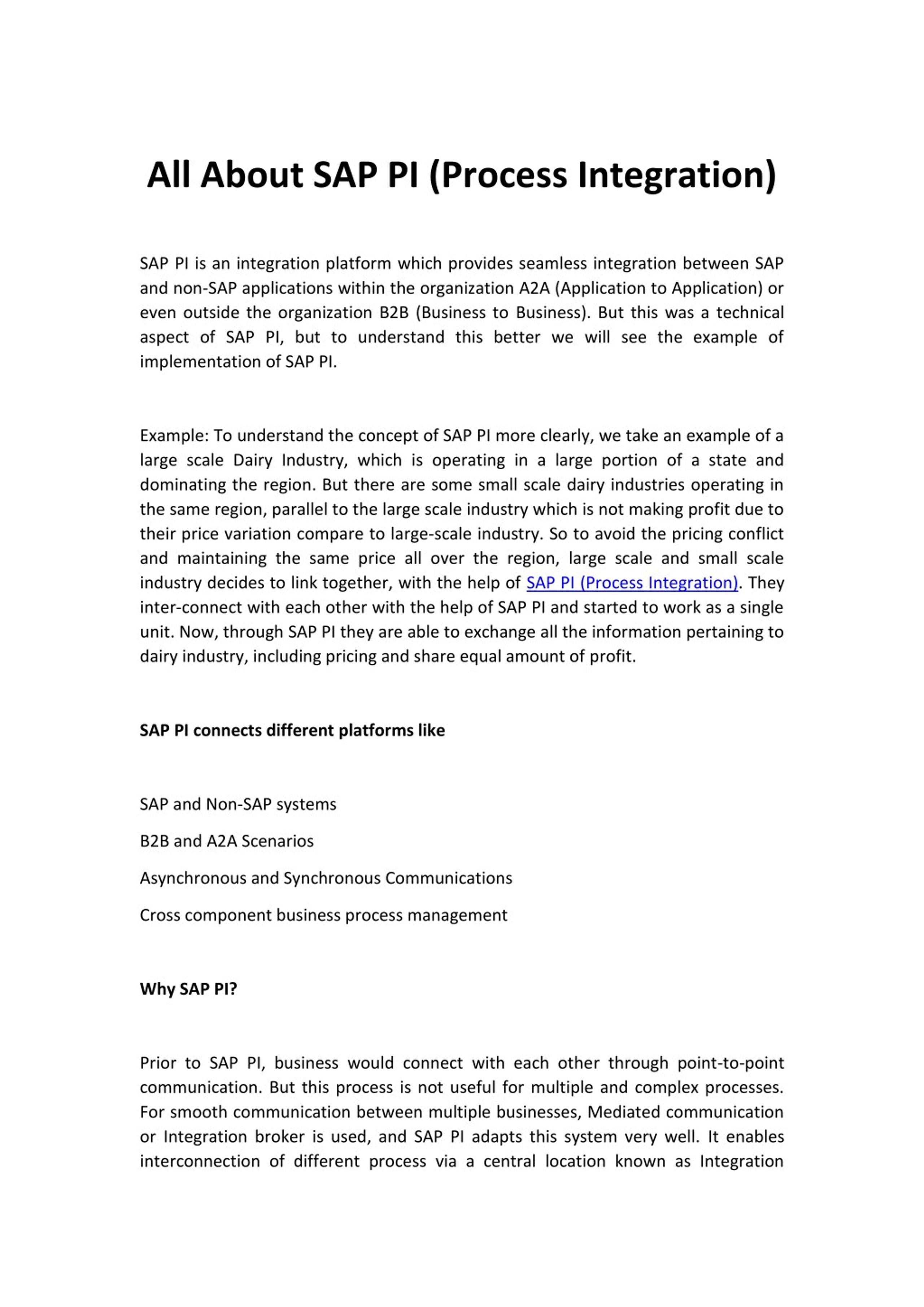 PPT - All About SAP PI (Process Integration) PowerPoint Presentation ...
