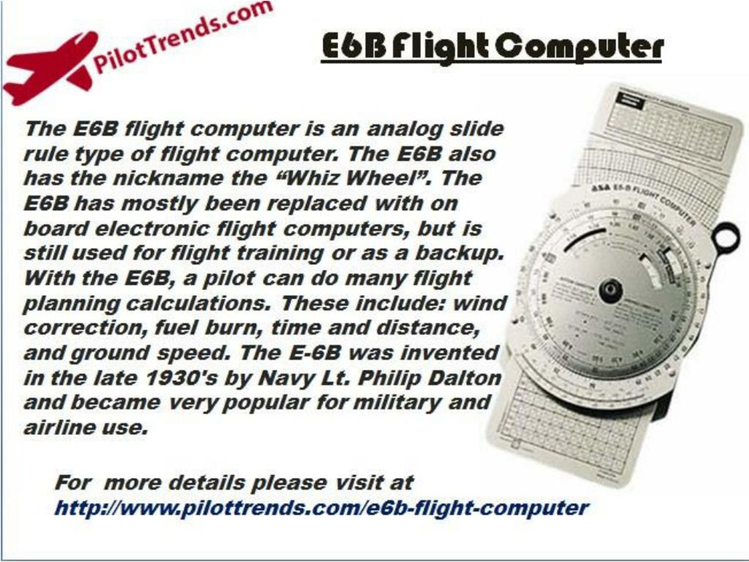 PPT - E6B Flight Computer PowerPoint Presentation, free download - ID ...