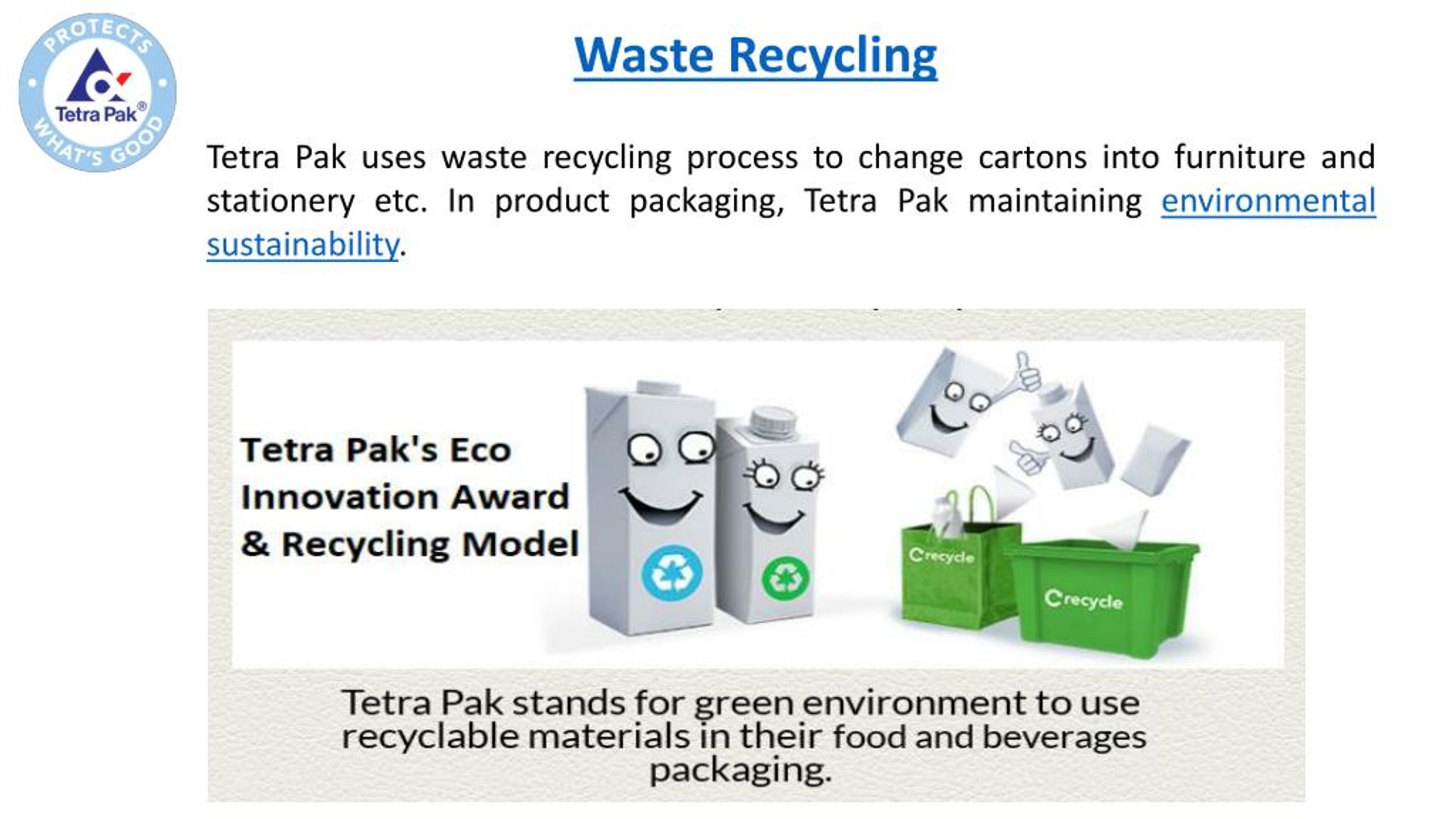 PPT - Tetra Pak's Waste Recycling Process PowerPoint Presentation, free ...