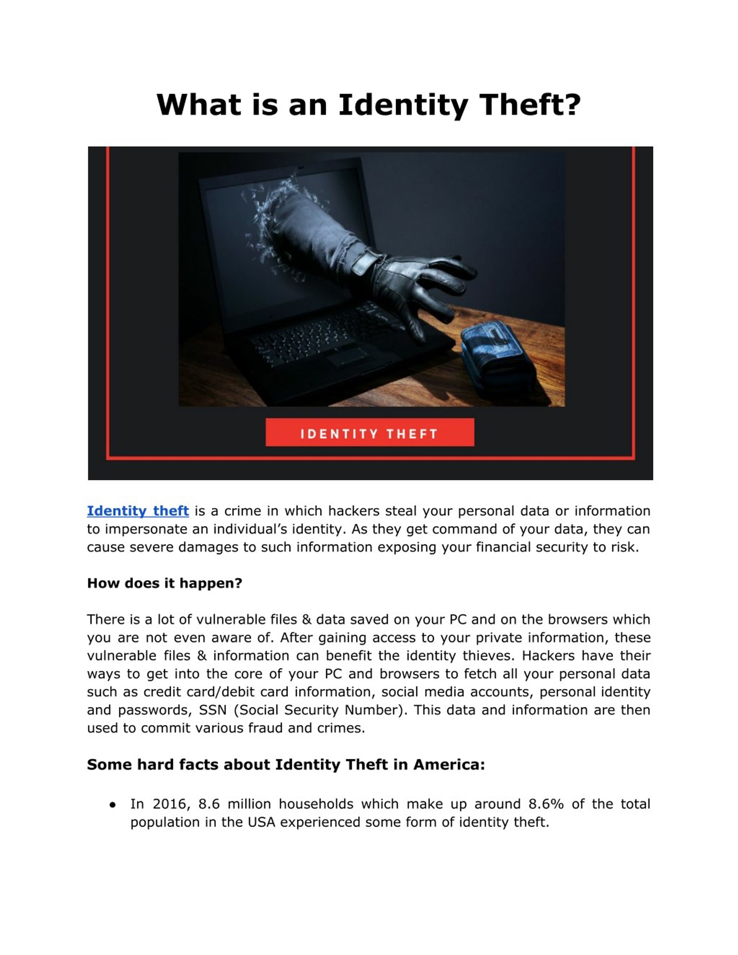 PPT - What is an Identity Theft? PowerPoint Presentation, free download ...