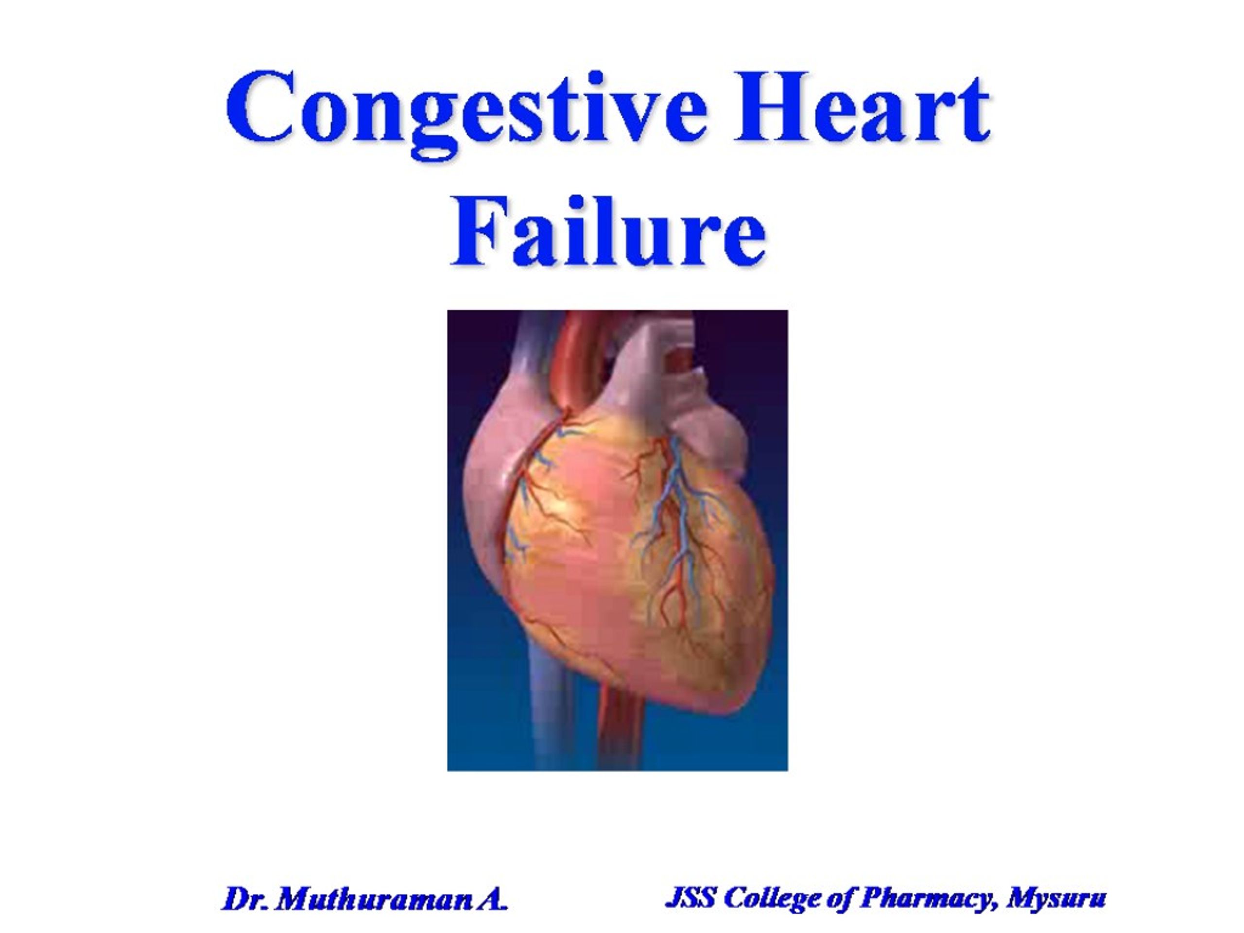 PPT - 1.2 Congestive Heart Failure PowerPoint Presentation, free ...