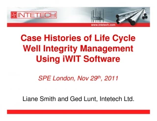 PPT - Well Integrity Overview PowerPoint Presentation, free download ...