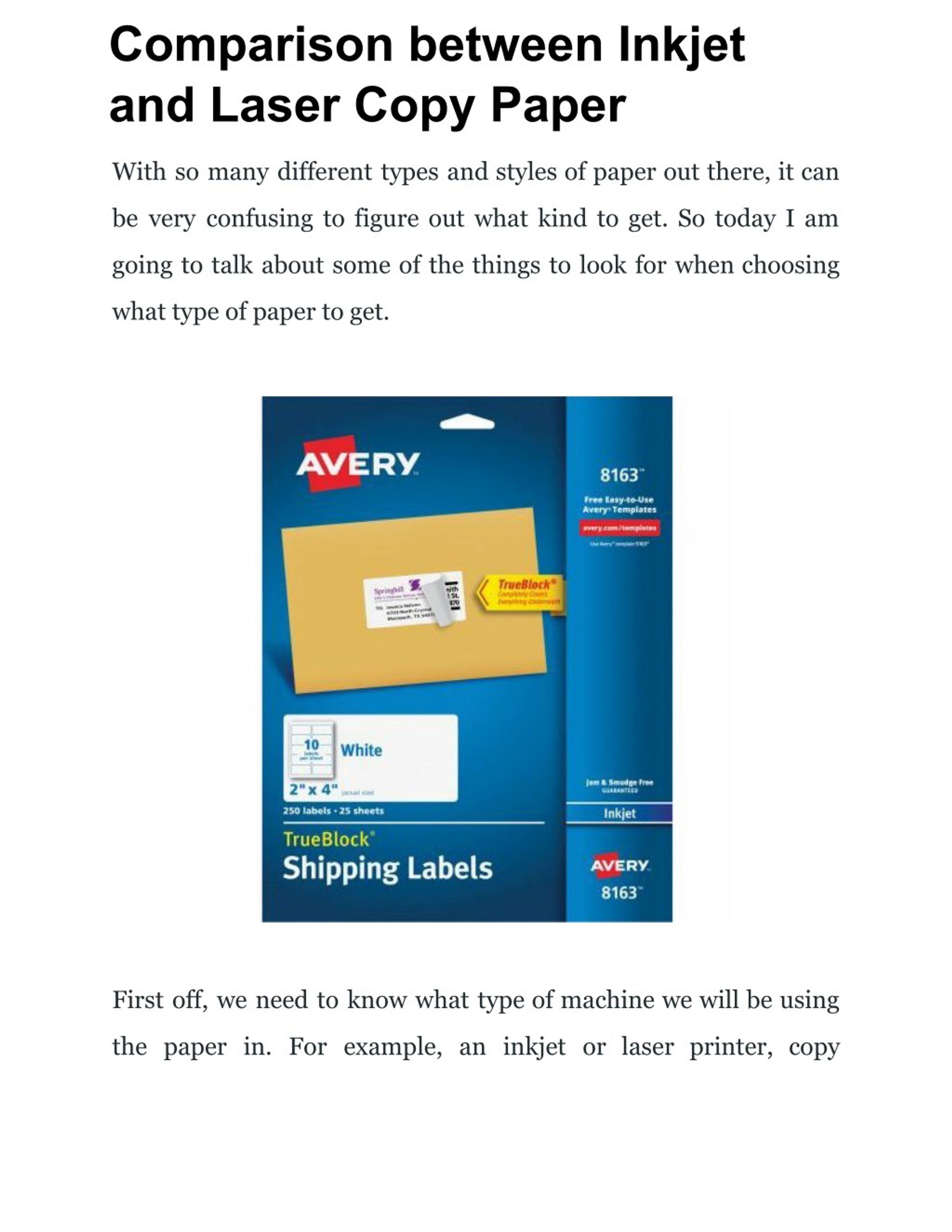 PPT - Comparison between Inkjet and Laser Copy Paper PowerPoint ...