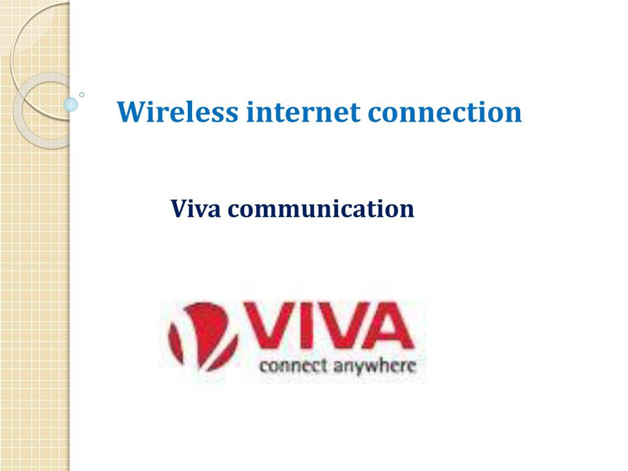 PPT - Wireless internet connection PowerPoint Presentation, free ...