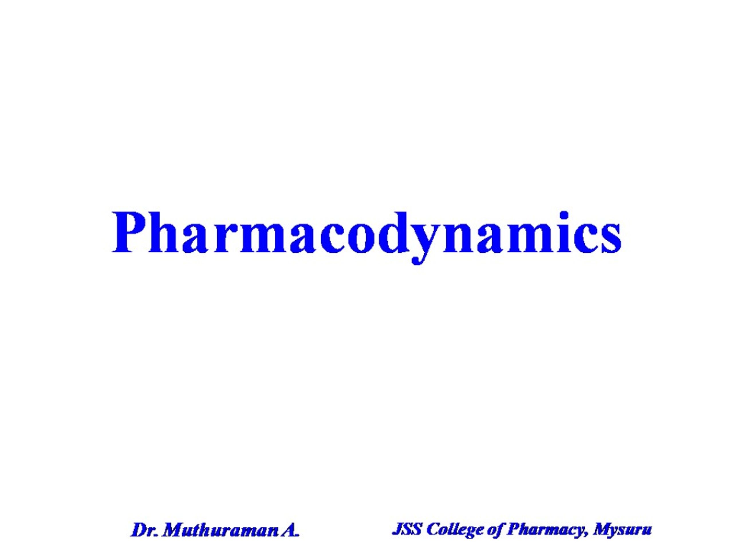 PPT - Pharmacodynamics PowerPoint Presentation, free download - ID:7887961