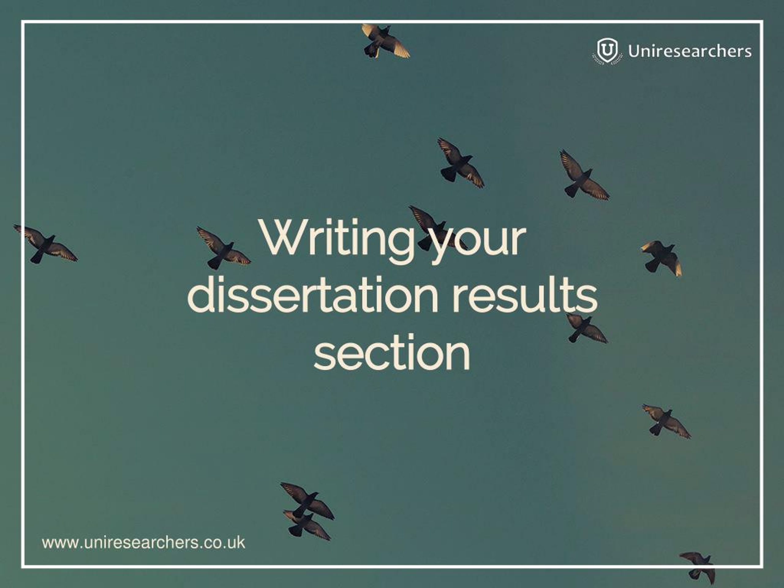 PPT - Writing your dissertation results section PowerPoint Presentation ...