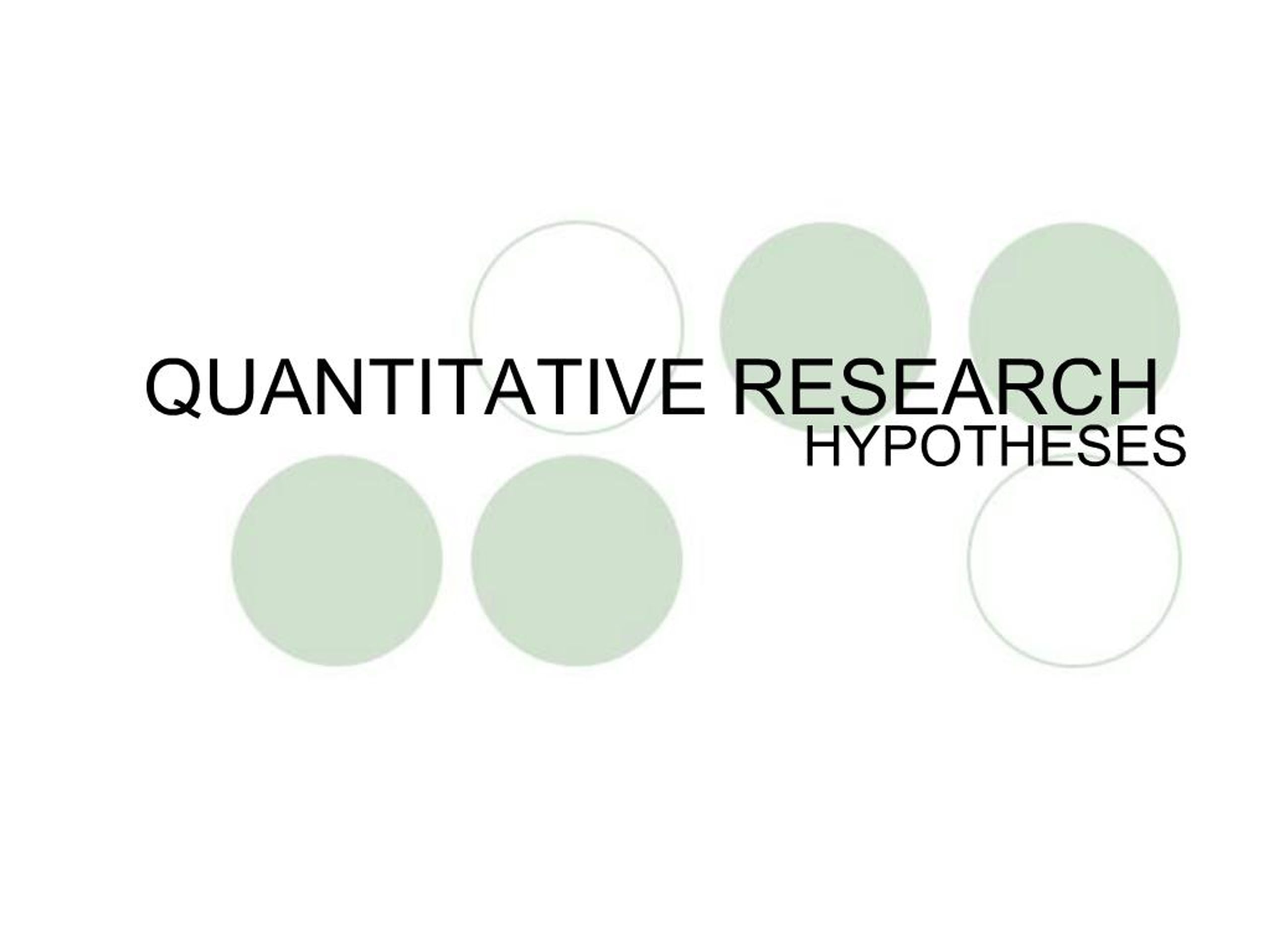 PPT - QUANTITATIVE RESEARCH PowerPoint Presentation, free download - ID ...