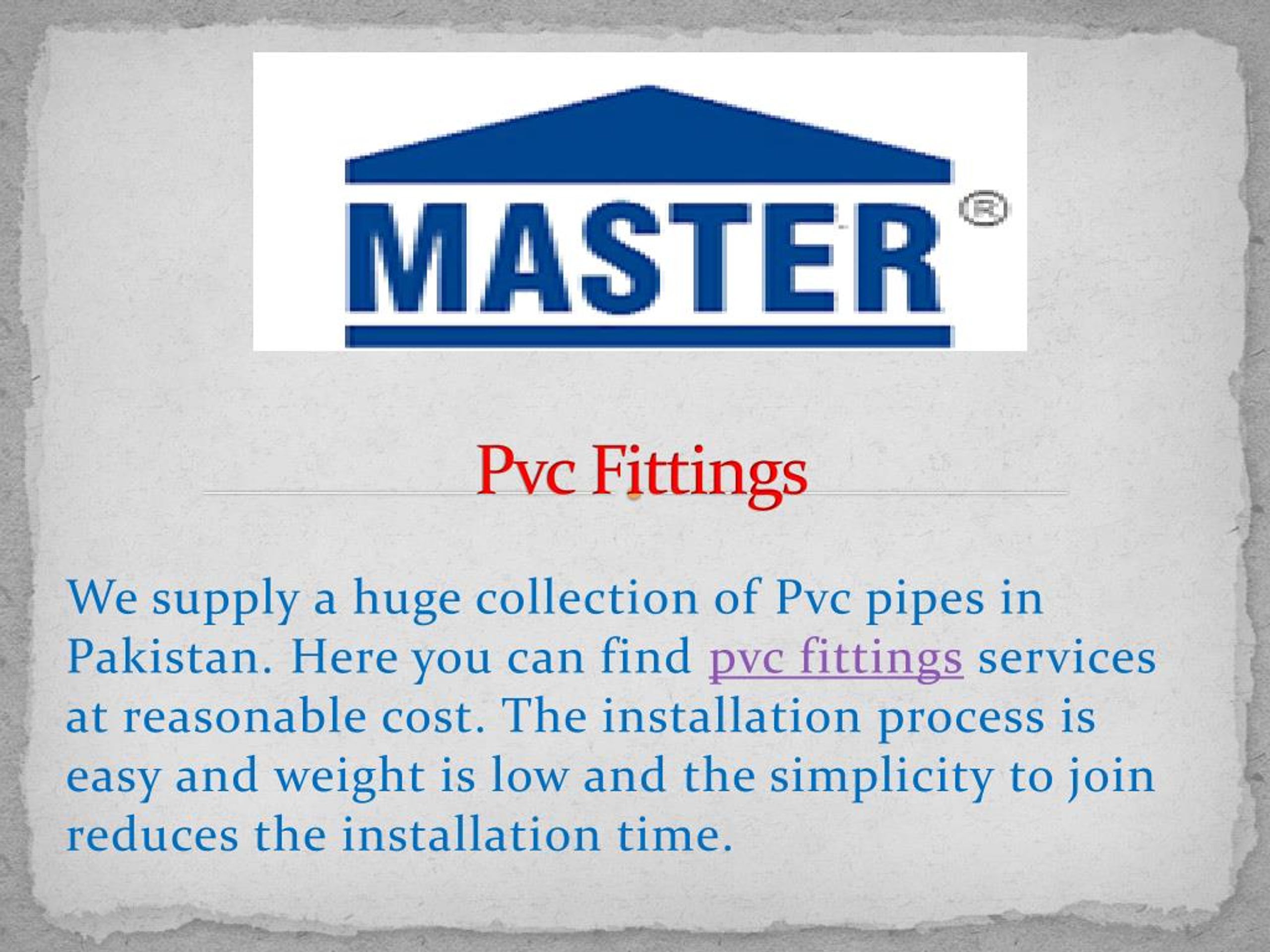 PPT - Pvc Fittings PowerPoint Presentation, free download - ID:7903563