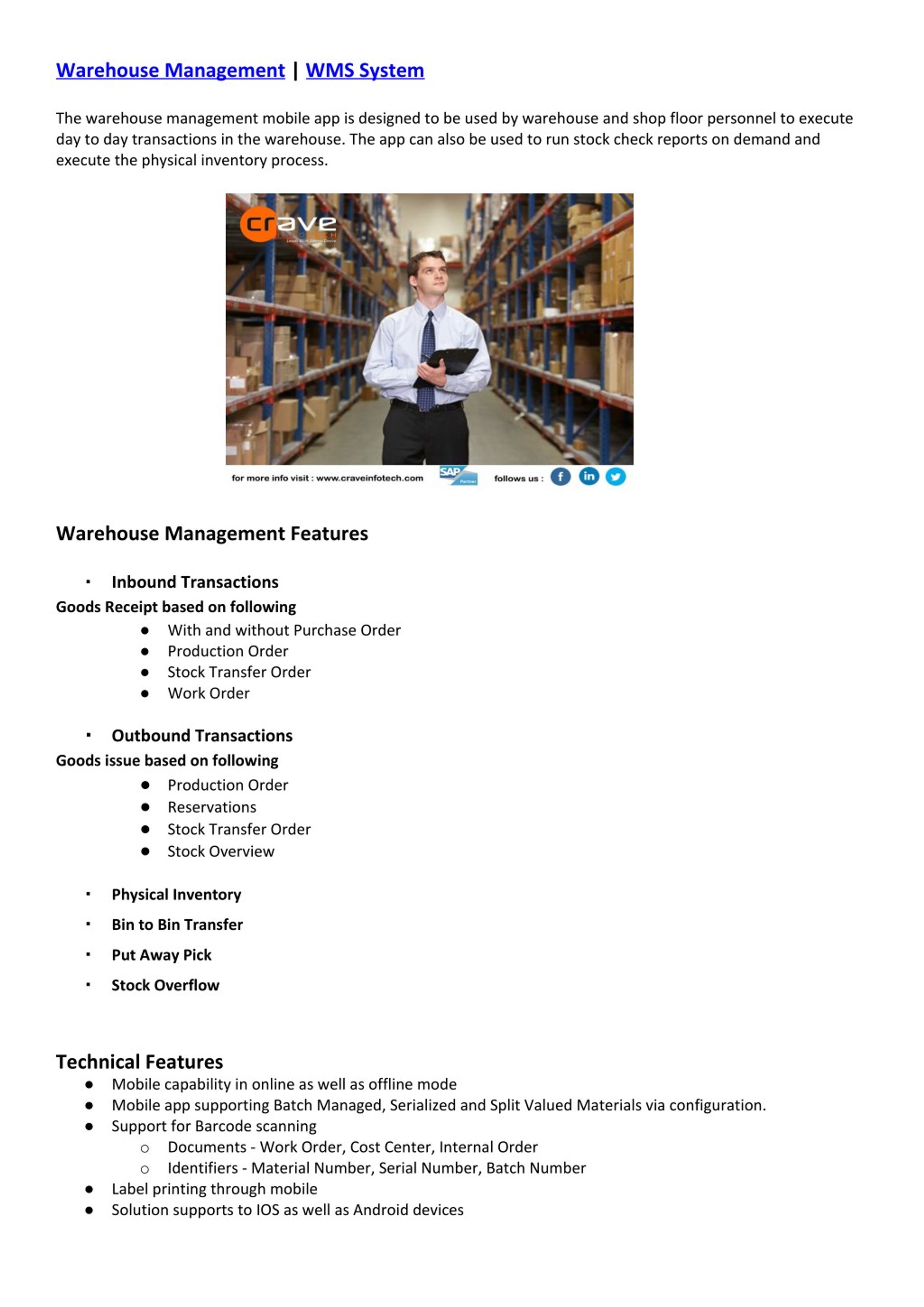 PPT - Warehouse Management PowerPoint Presentation, free download - ID ...