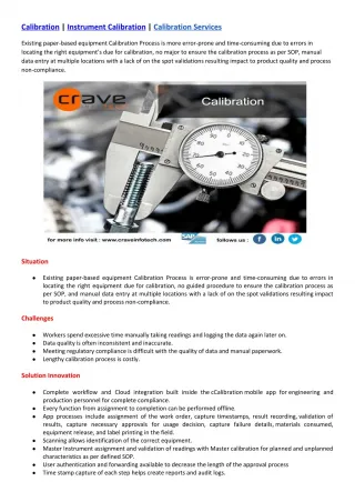 PPT - Overview of Instrument Calibration PowerPoint Presentation, free ...