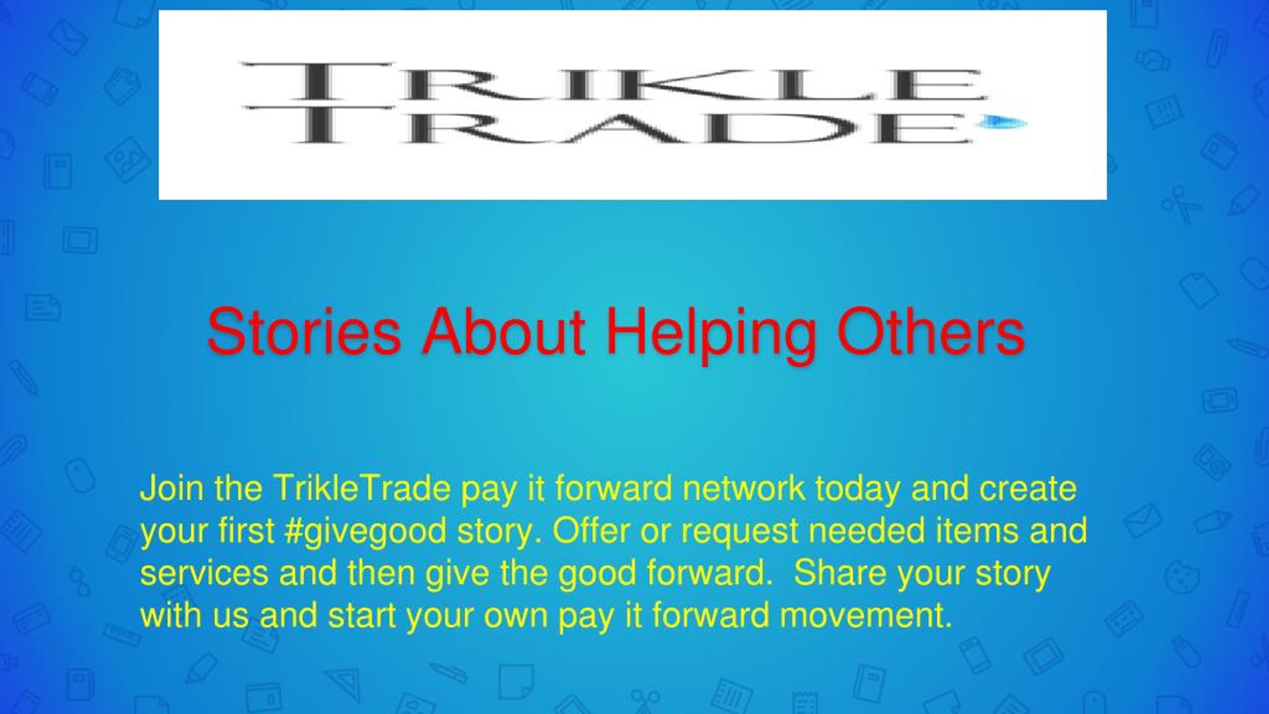 PPT - Stories About Helping Others PowerPoint Presentation, free ...