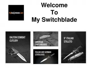 PPT - Superb Automatic Switch Blade Knives Family- Industry Toppers ...