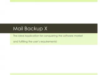 PPT - How To Backup The Data Of Emails After Buy New Verison Of Outlook ...