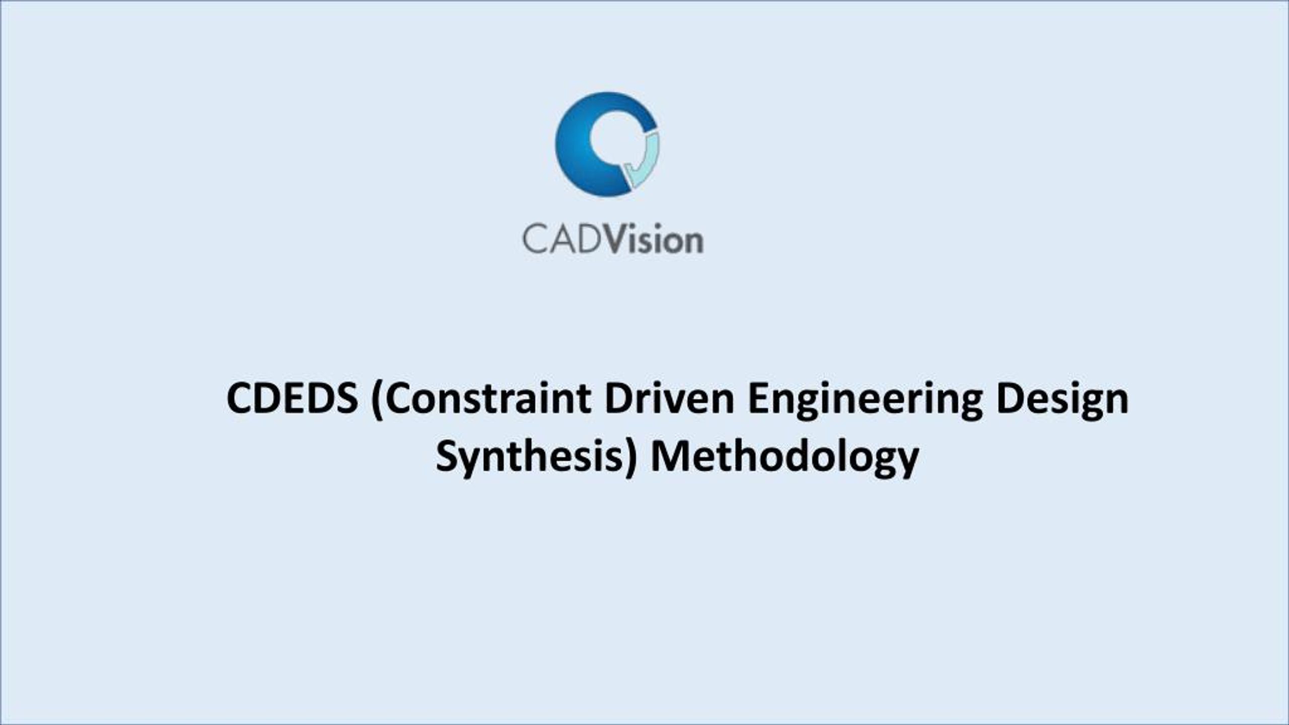 PPT - CDEDS (Constraint Driven Engineering Design Synthesis ...