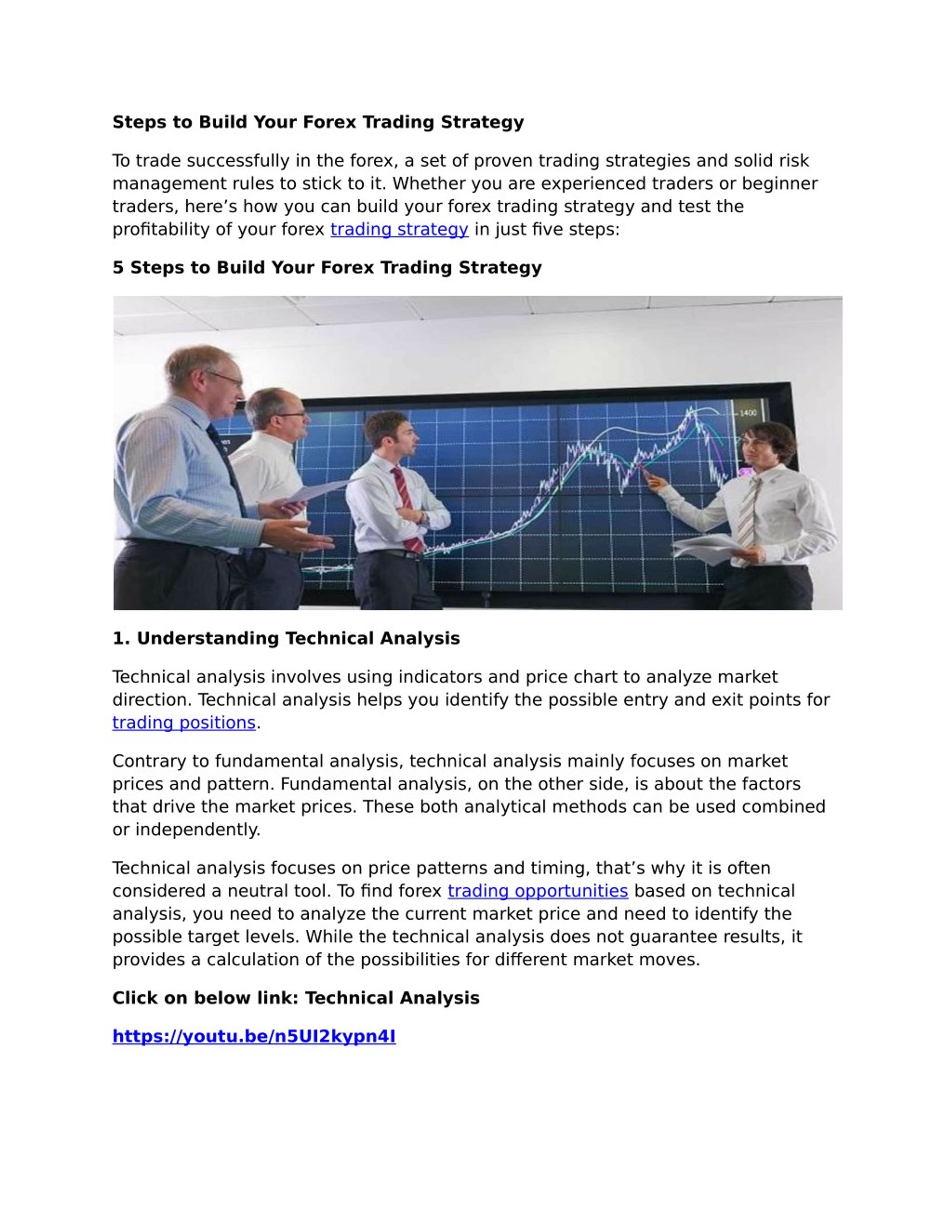 PPT - 5 Steps to Build your Forex Trading Strategy PowerPoint ...