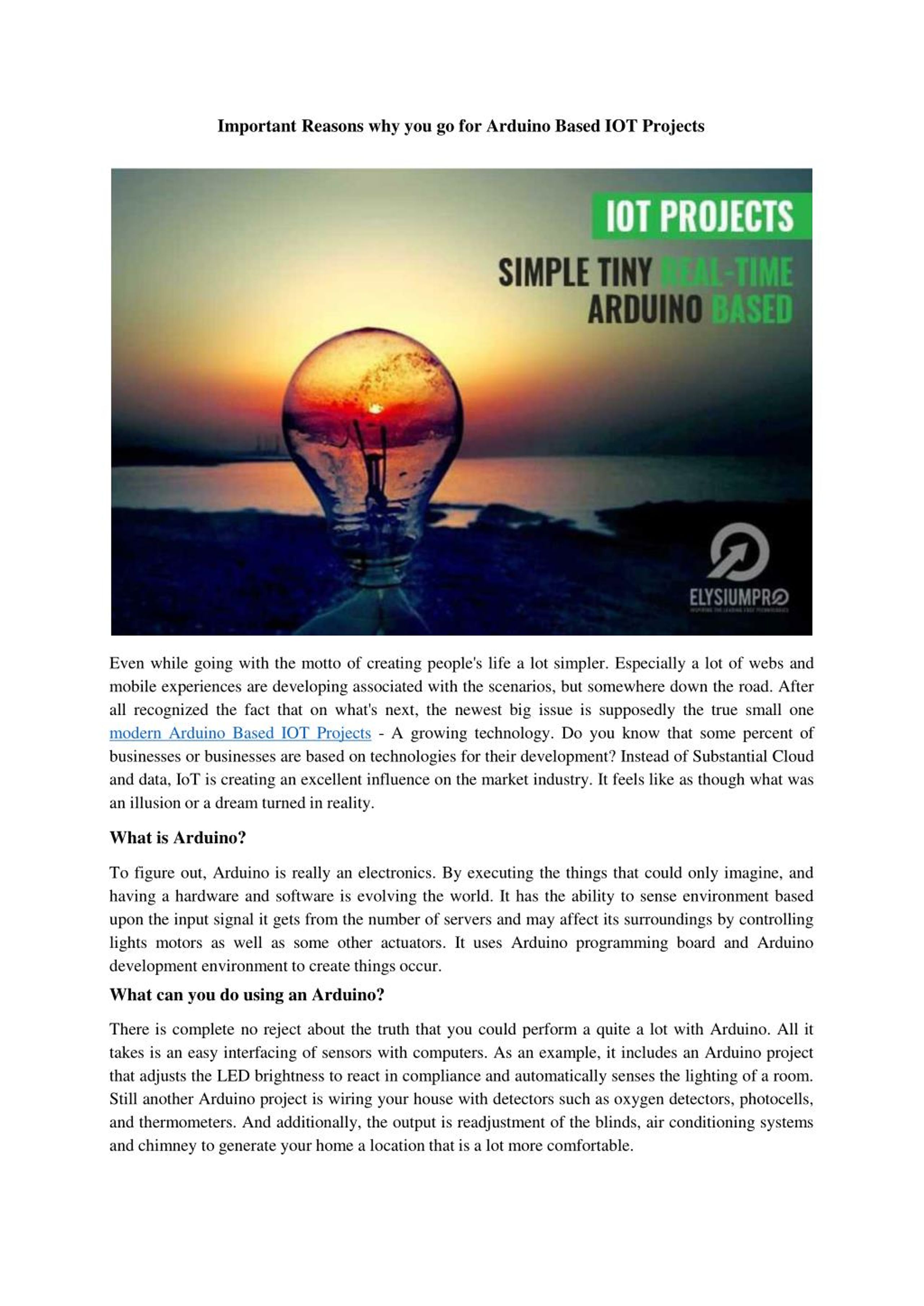 PPT - Arduino Based IOT Projects PowerPoint Presentation, free download ...