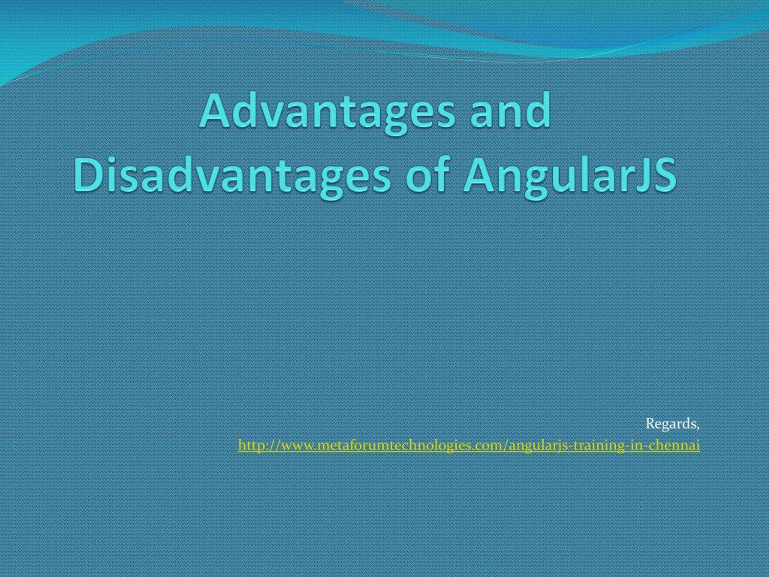 PPT - Advantages and Disadvantages of AngularJS PowerPoint Presentation ...