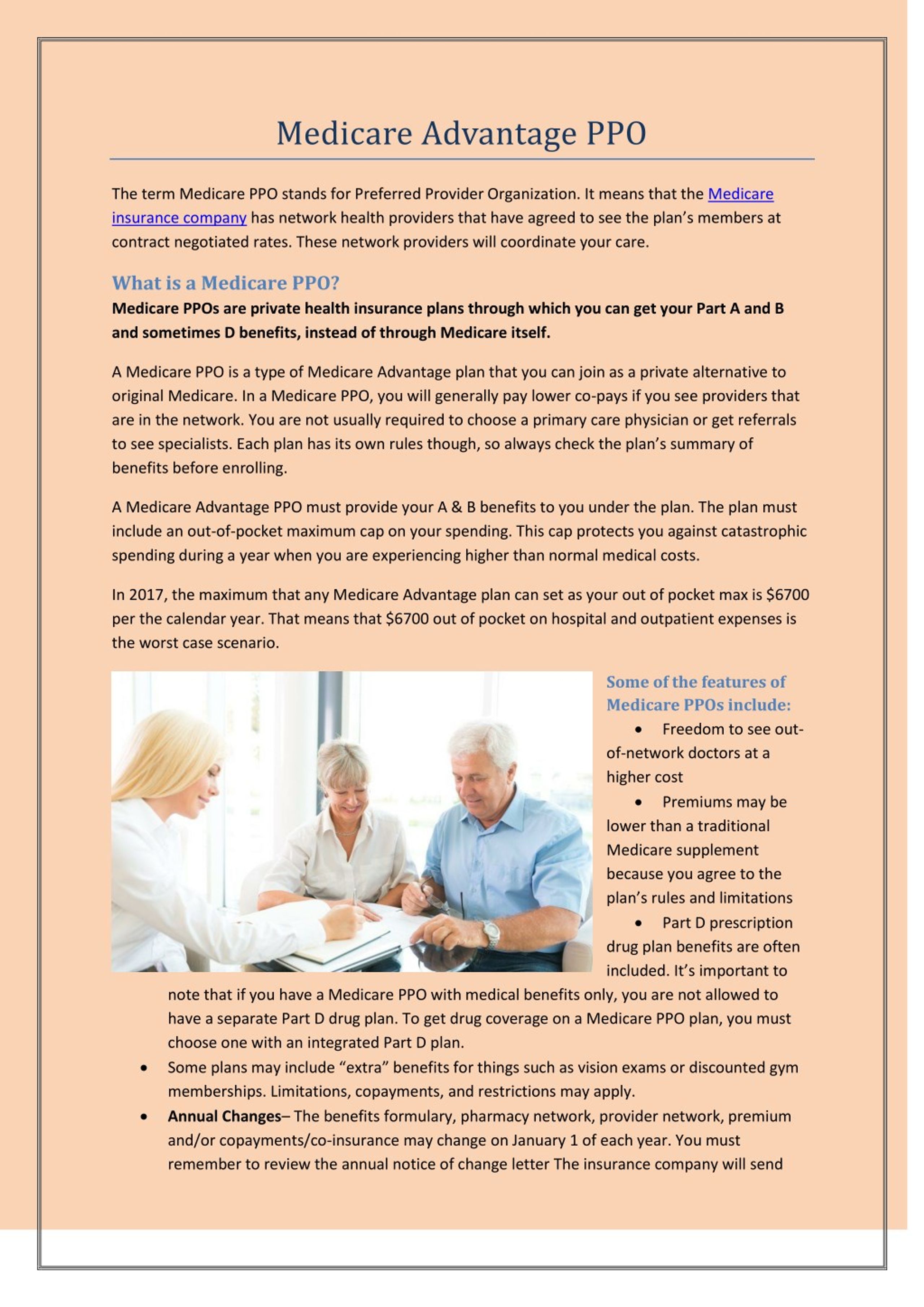 PPT - Medicare Advantage PPO PowerPoint Presentation, free download ...