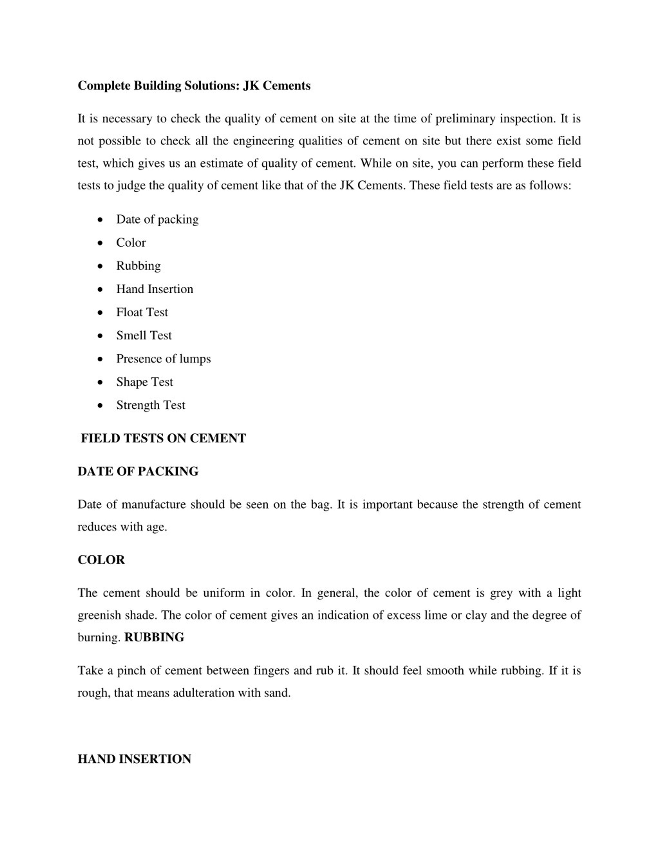 PPT - Complete Building Solutions: JK Cements PowerPoint Presentation ...