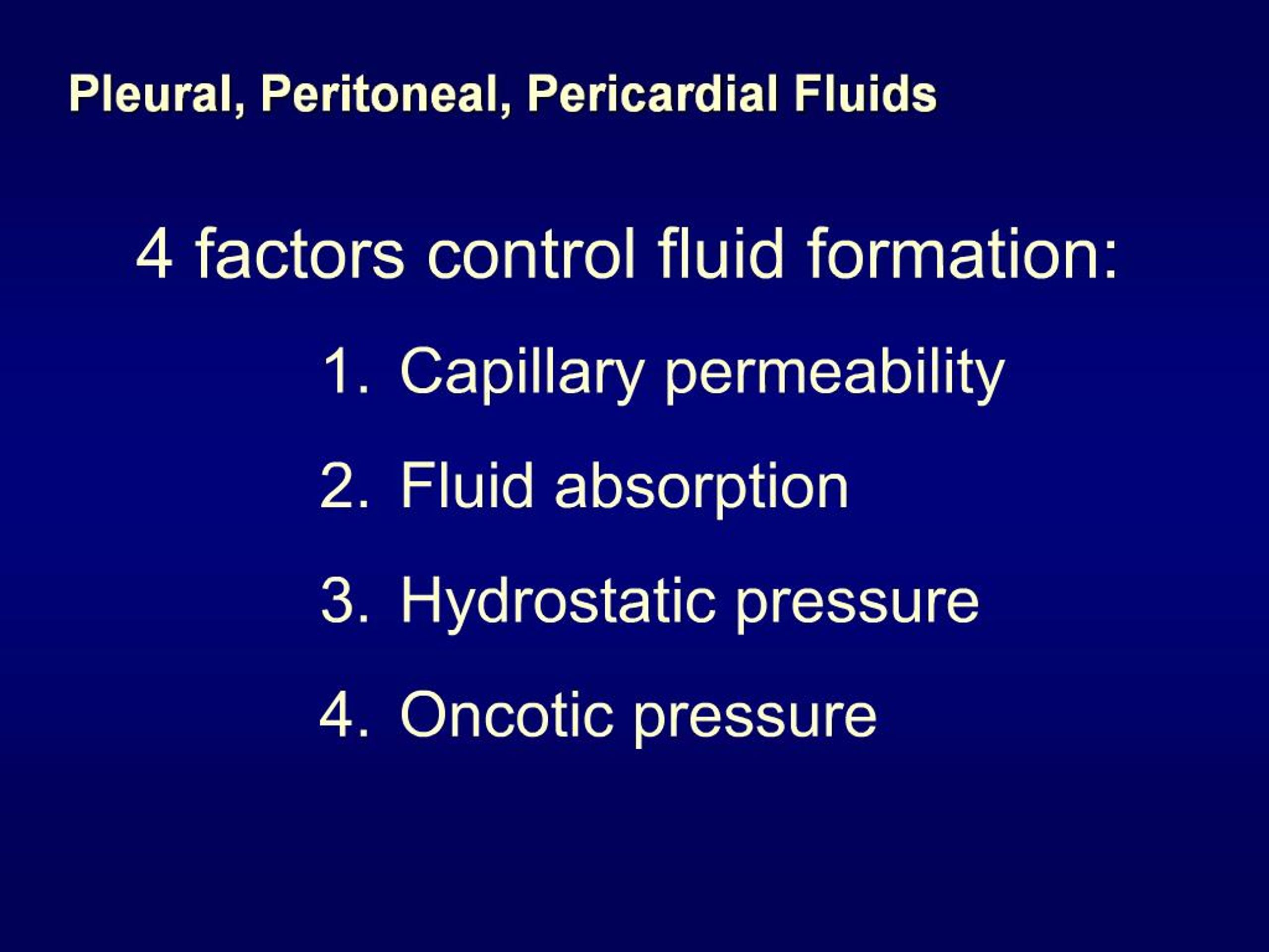 PPT - Pleural, Peritoneal, Pericardial Fluids PowerPoint Presentation ...