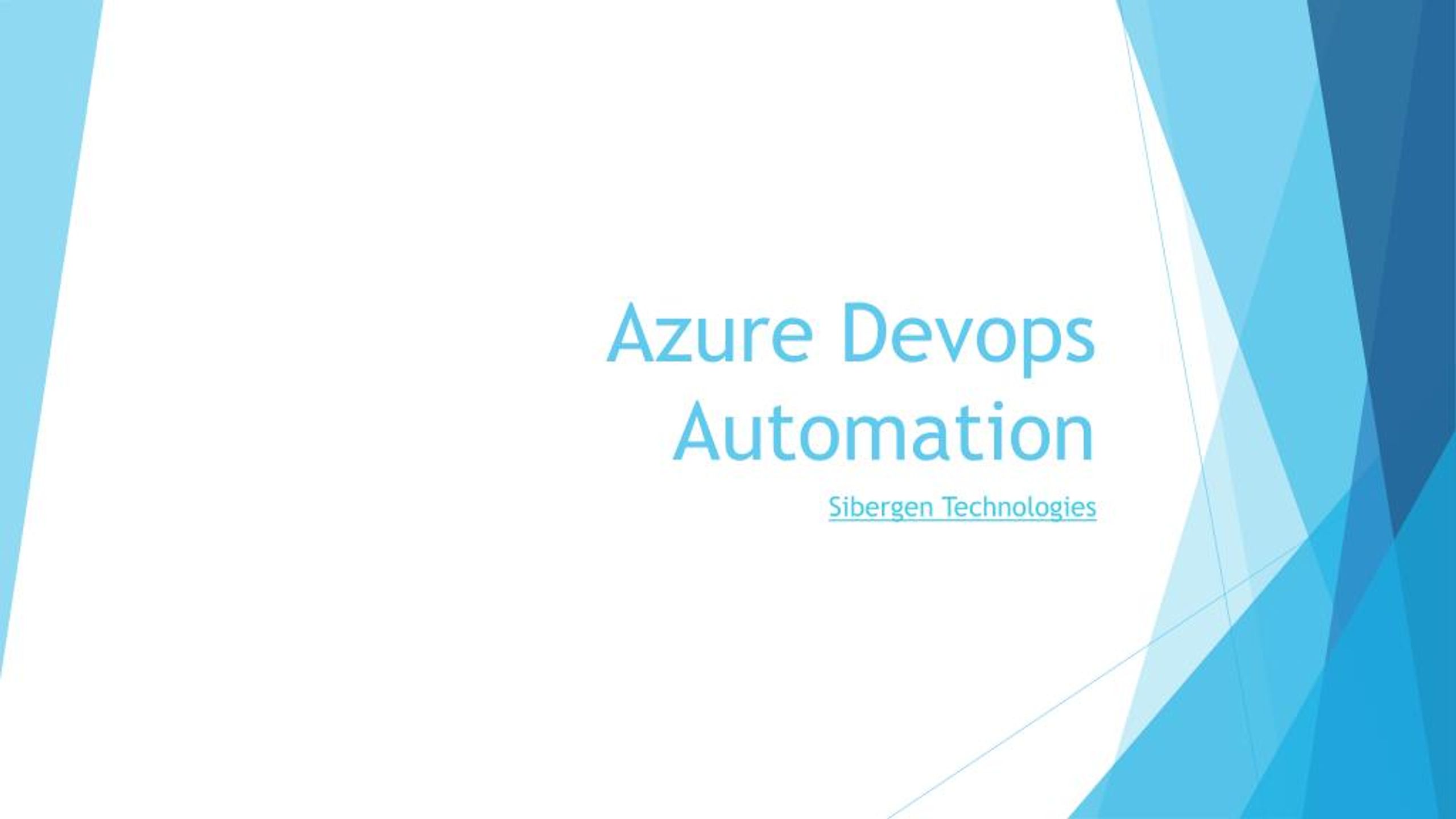 PPT - Azure Devops Automations PowerPoint Presentation, free download ...