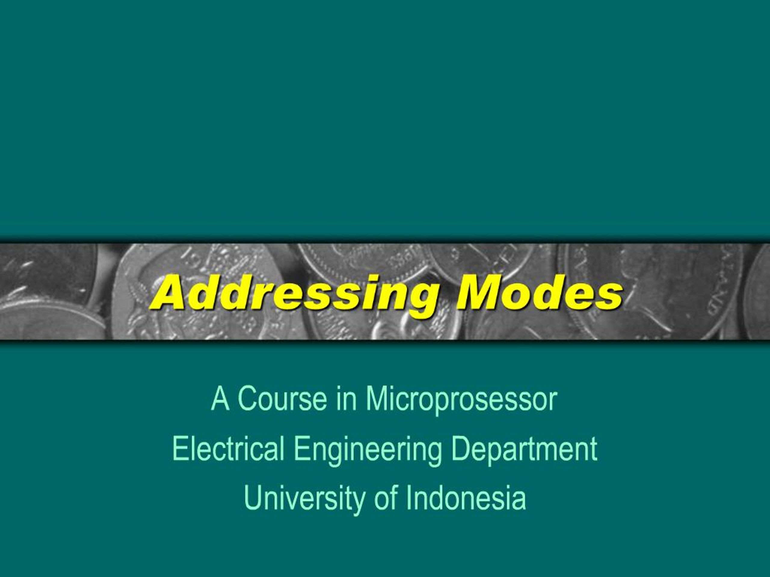 PPT - Addressing Modes PowerPoint Presentation, free download - ID:796282