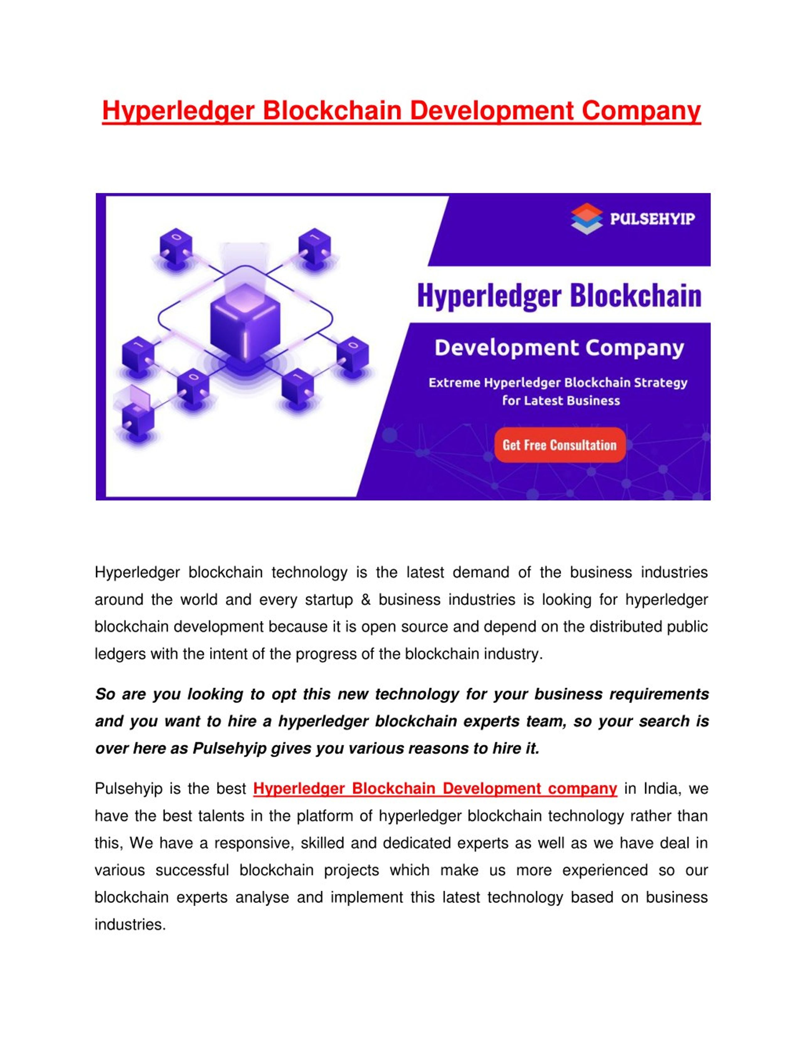 PPT - Hyperledger Blockchain Development Company PowerPoint Presentation - ID:7968941