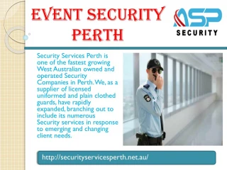 PPT - Static security officers Perth PowerPoint Presentation, free ...