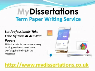 PPT - About Our Term Paper Writing Services PowerPoint Presentation ...